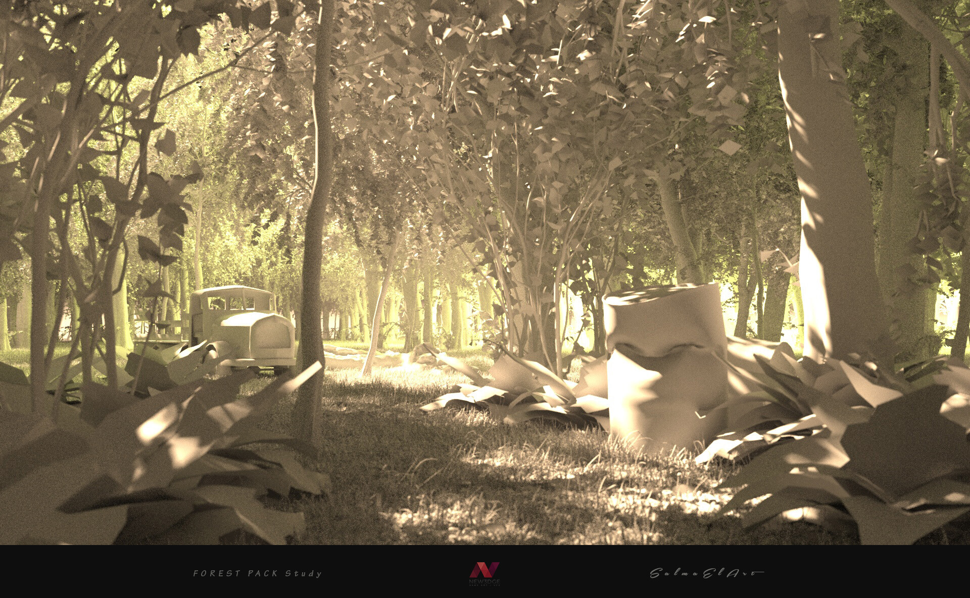 Salma El - post apocalyptic forest