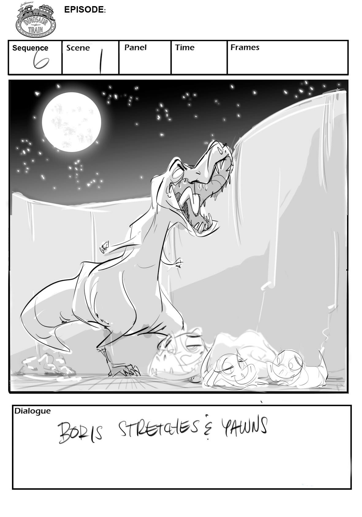 ArtStation - A few 'Dinosaur Train" Panels