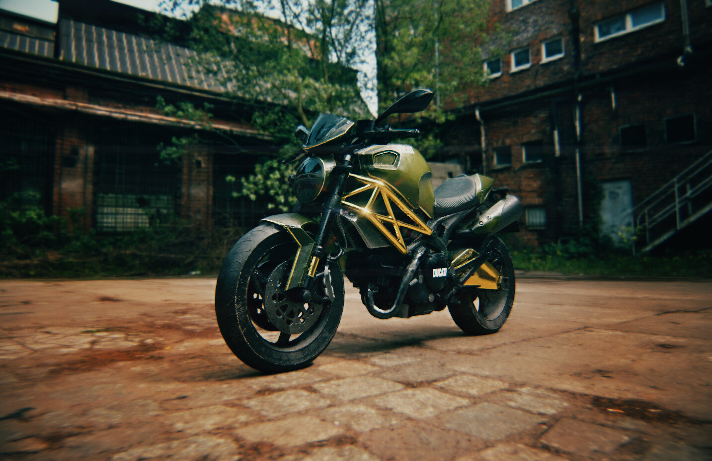 ArtStation - Ducati Monster Motorcycle