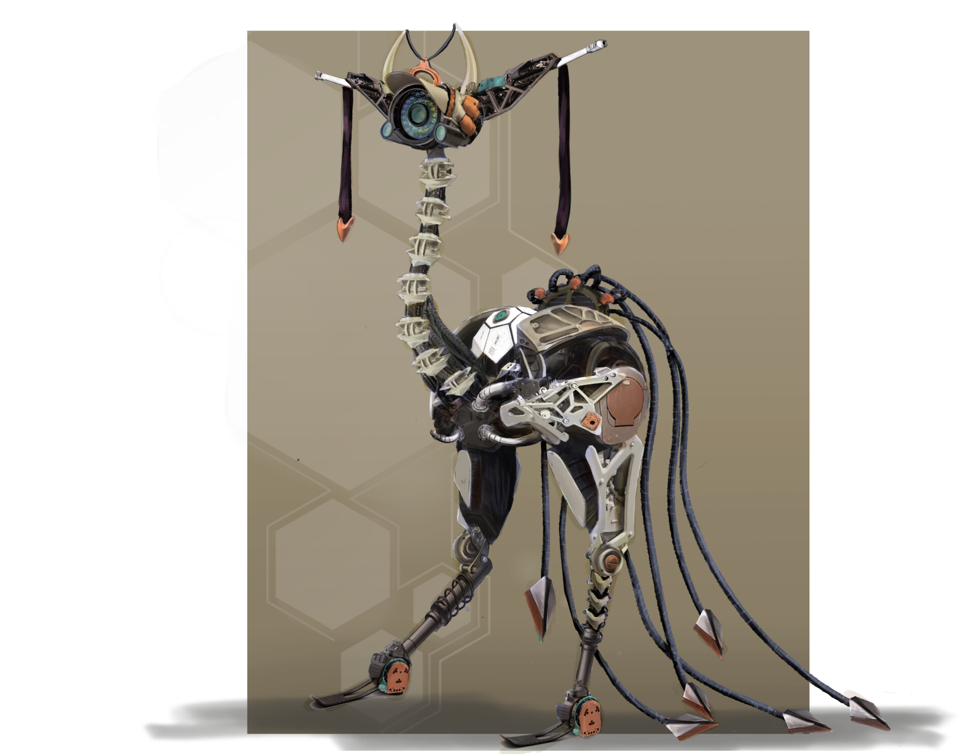ArtStation - Mechanical bird inspired by Horizon Zero Dawn
