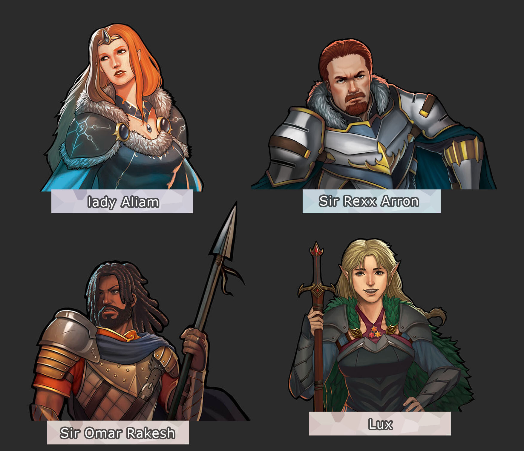 ArtStation - dungeon and dragons NPC potrait 02