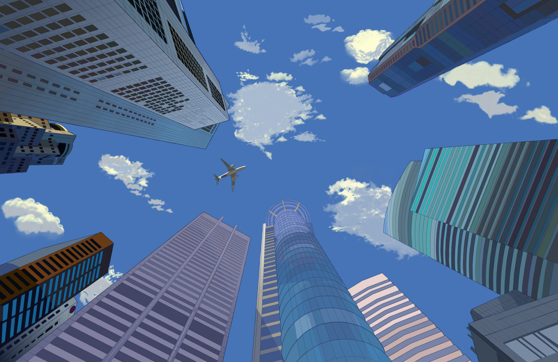 ArtStation - city background