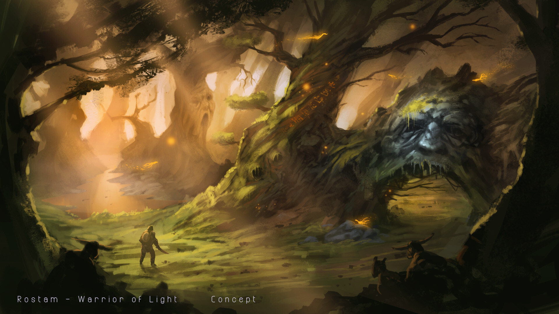 ArtStation - Dark Forest Entrance Concept