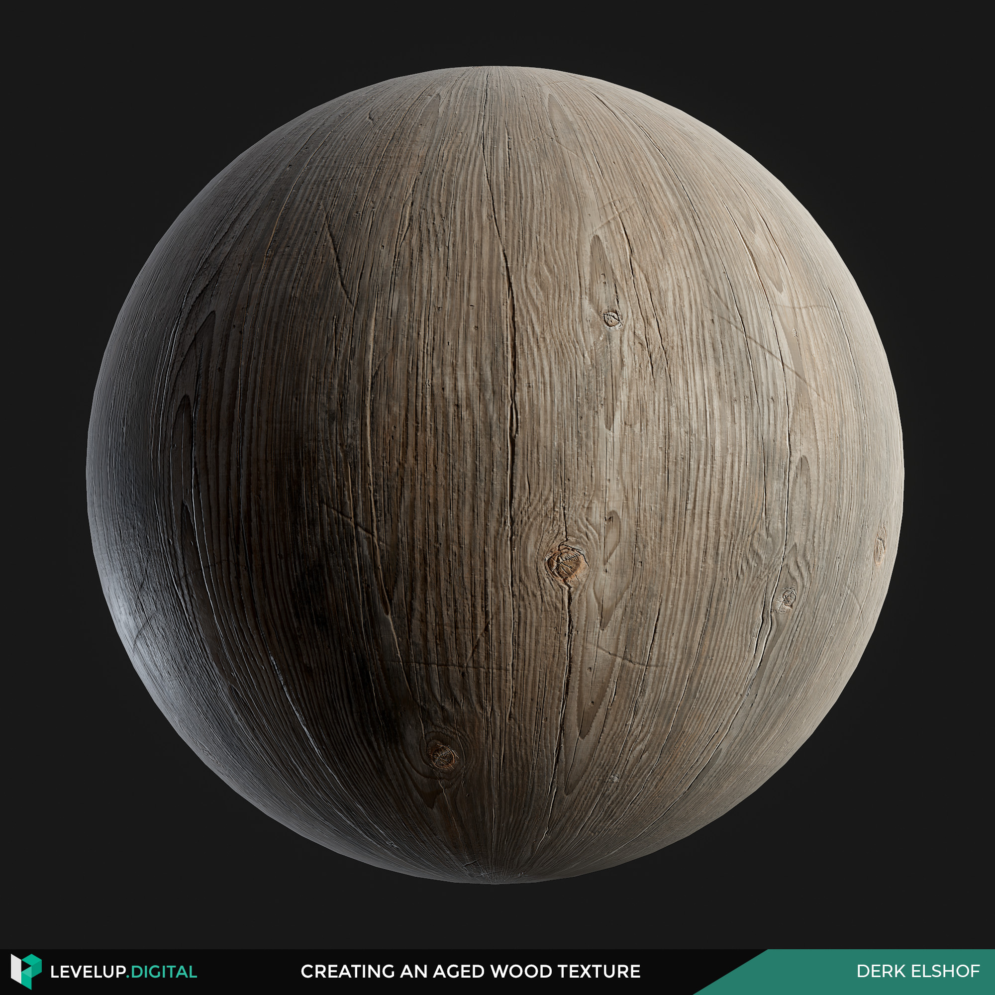 Levelup.Digital - Creating an Aged Wood Texture in Substance Designer | Derk Elshof