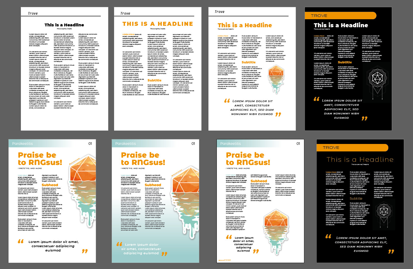 ArtStation - Tabletop Magazine Design