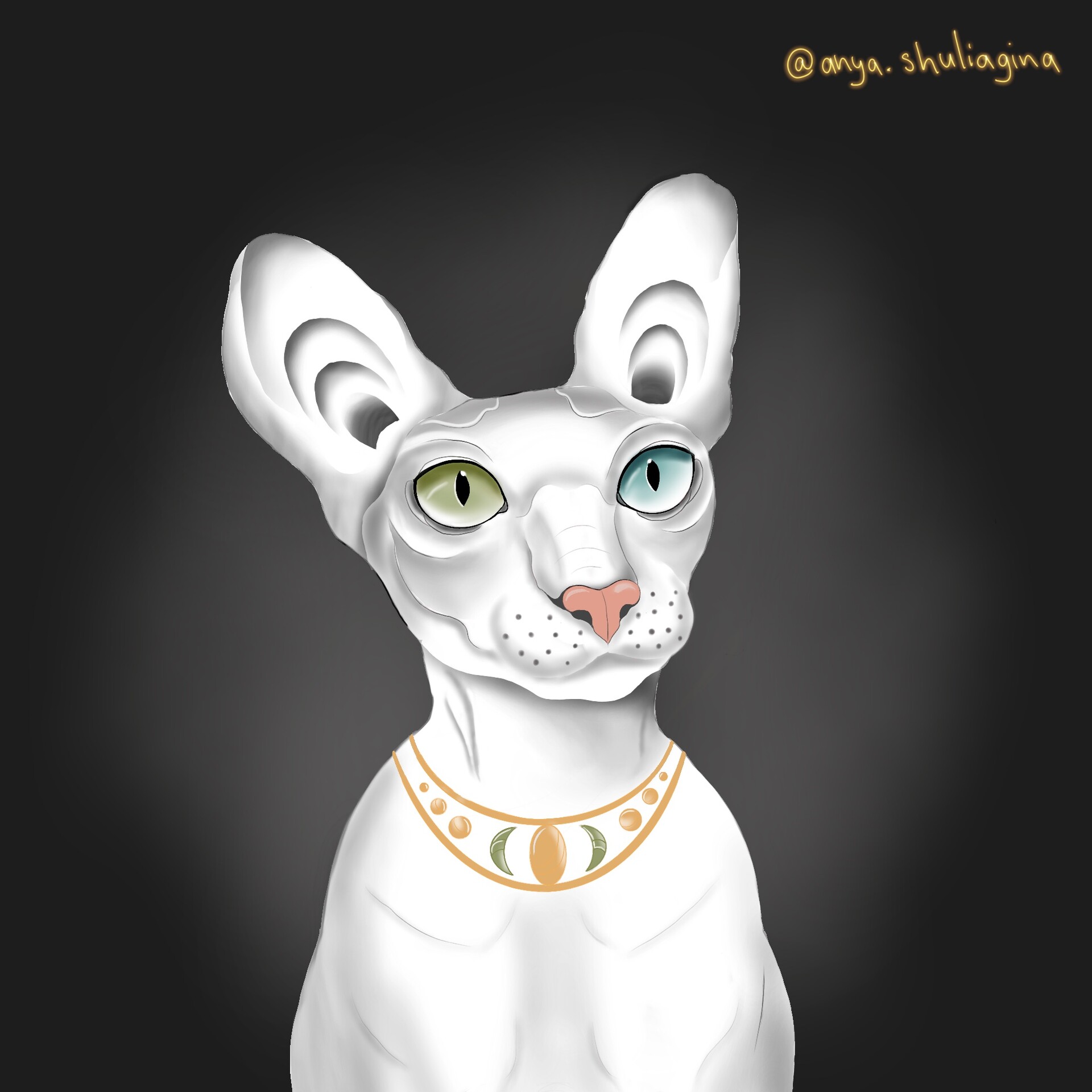 ArtStation - Sphinx cat