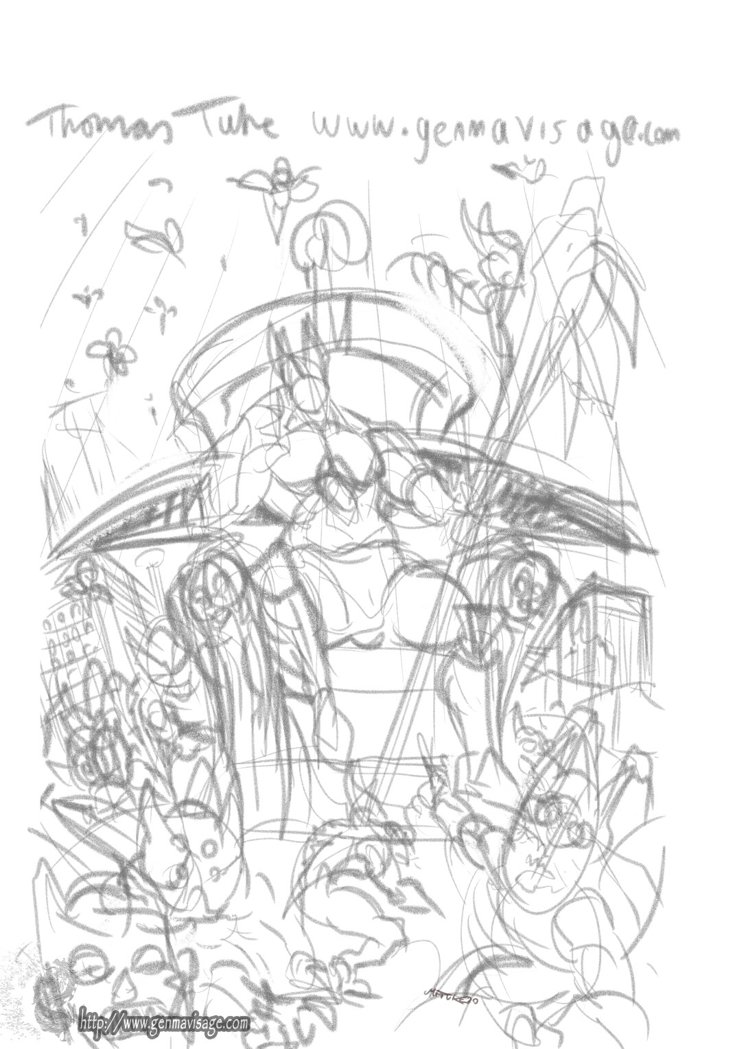 Thomas Tuke - Perfect Cell: Hybrid of the 4 horsemen.