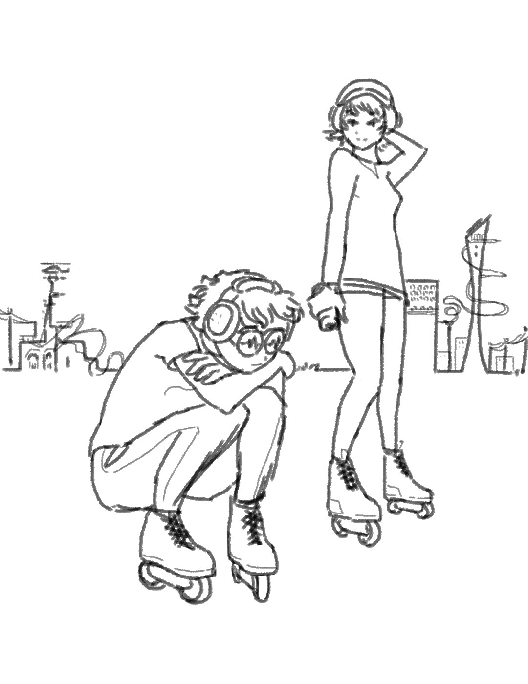 jet set radio coloring pages