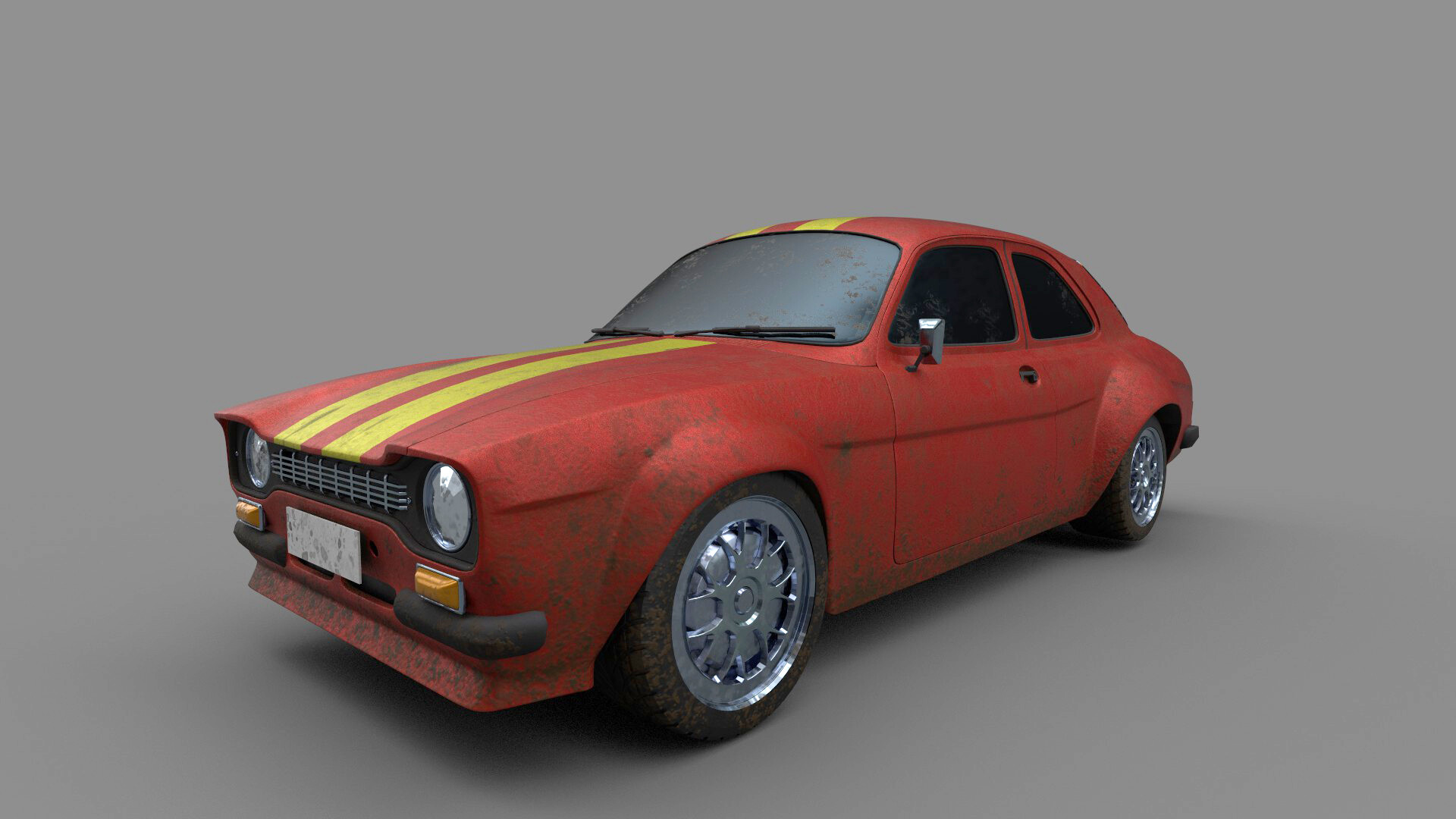 ArtStation - Ford Escort 3D Model