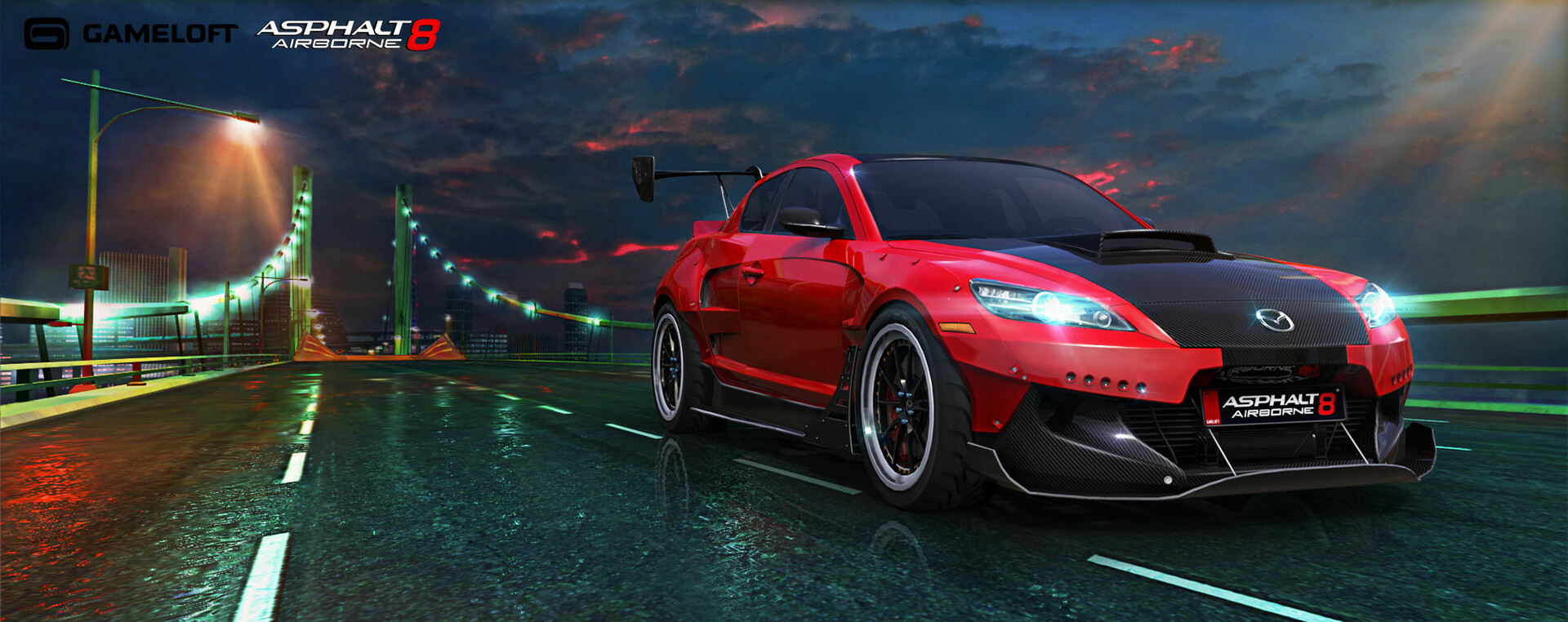 ArtStation - Car Poster for Asphalt 8 Airborne