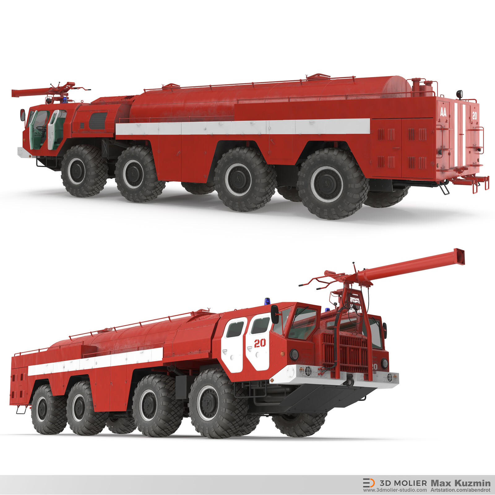 Max Kuzmin - MAZ-543 AA-60 (Fire truck modification)