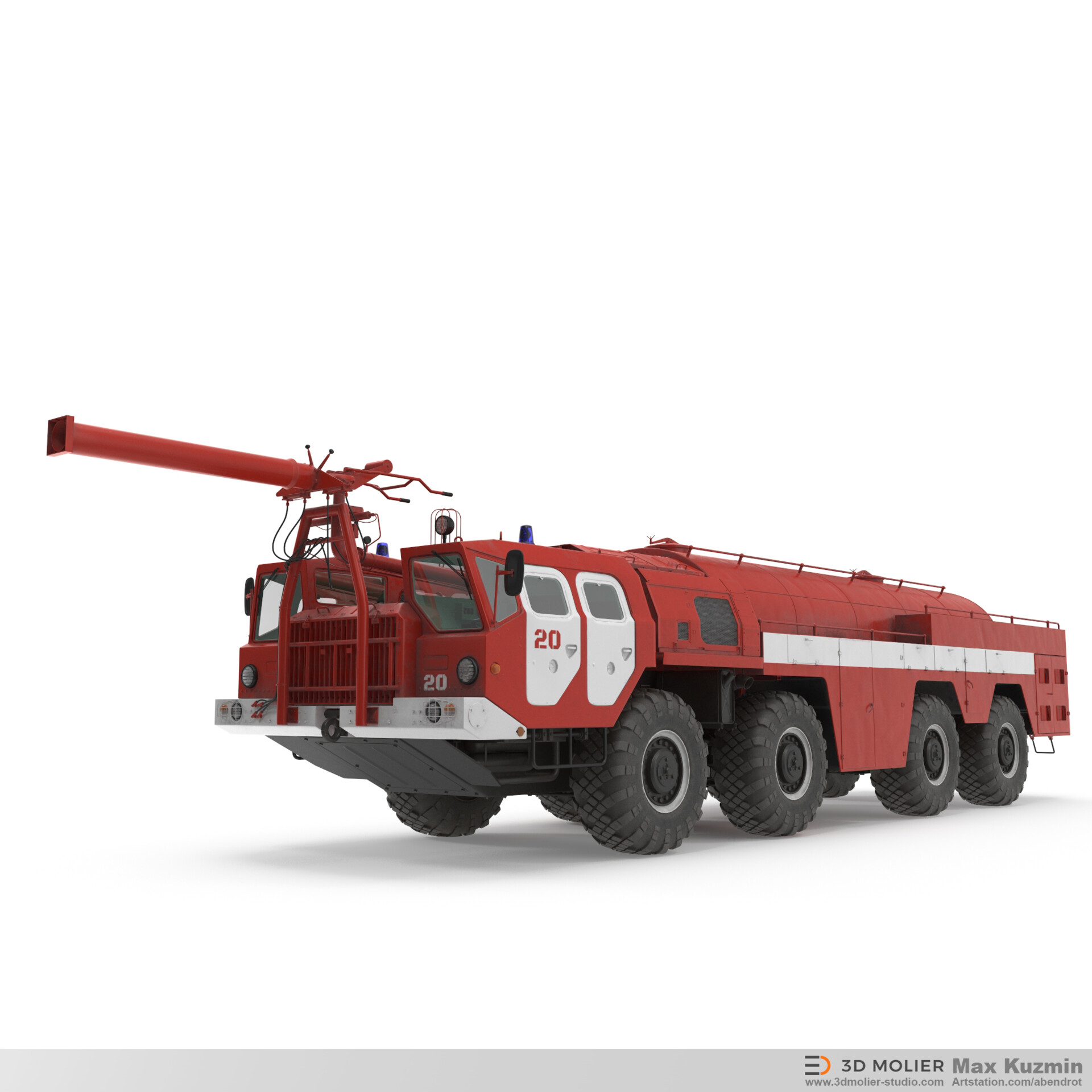 Max Kuzmin - MAZ-543 AA-60 (Fire truck modification)