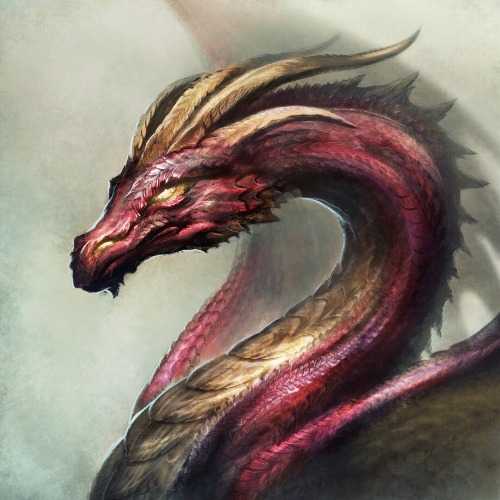 ArtStation - Red dragon