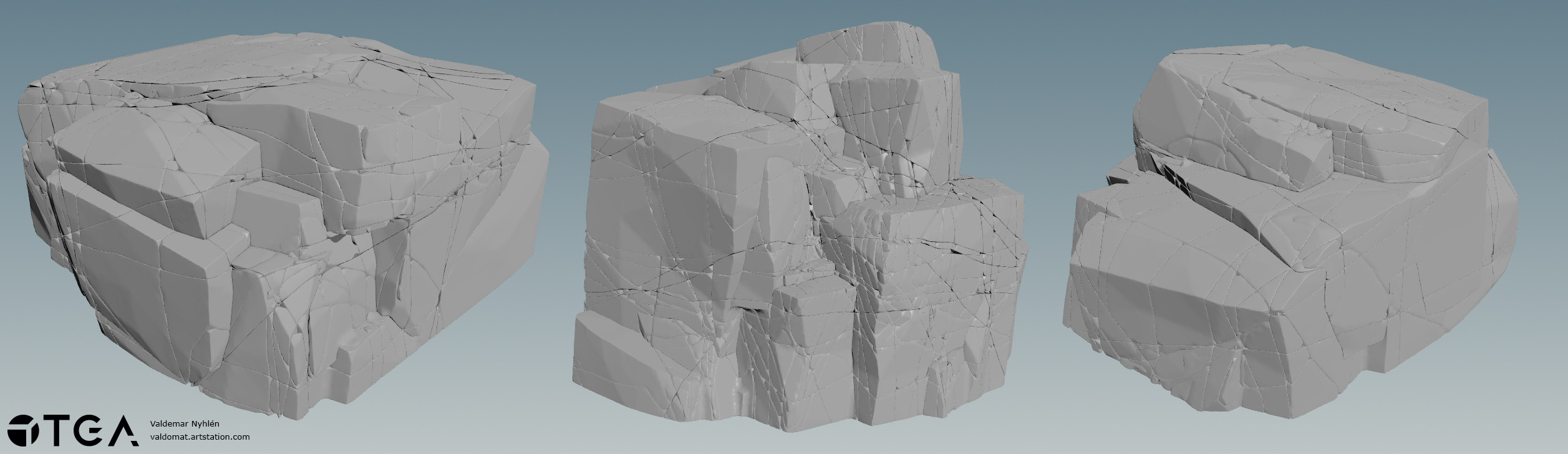 Portfolio of Valdemar Nyhlén - Houdini Cliff Generator