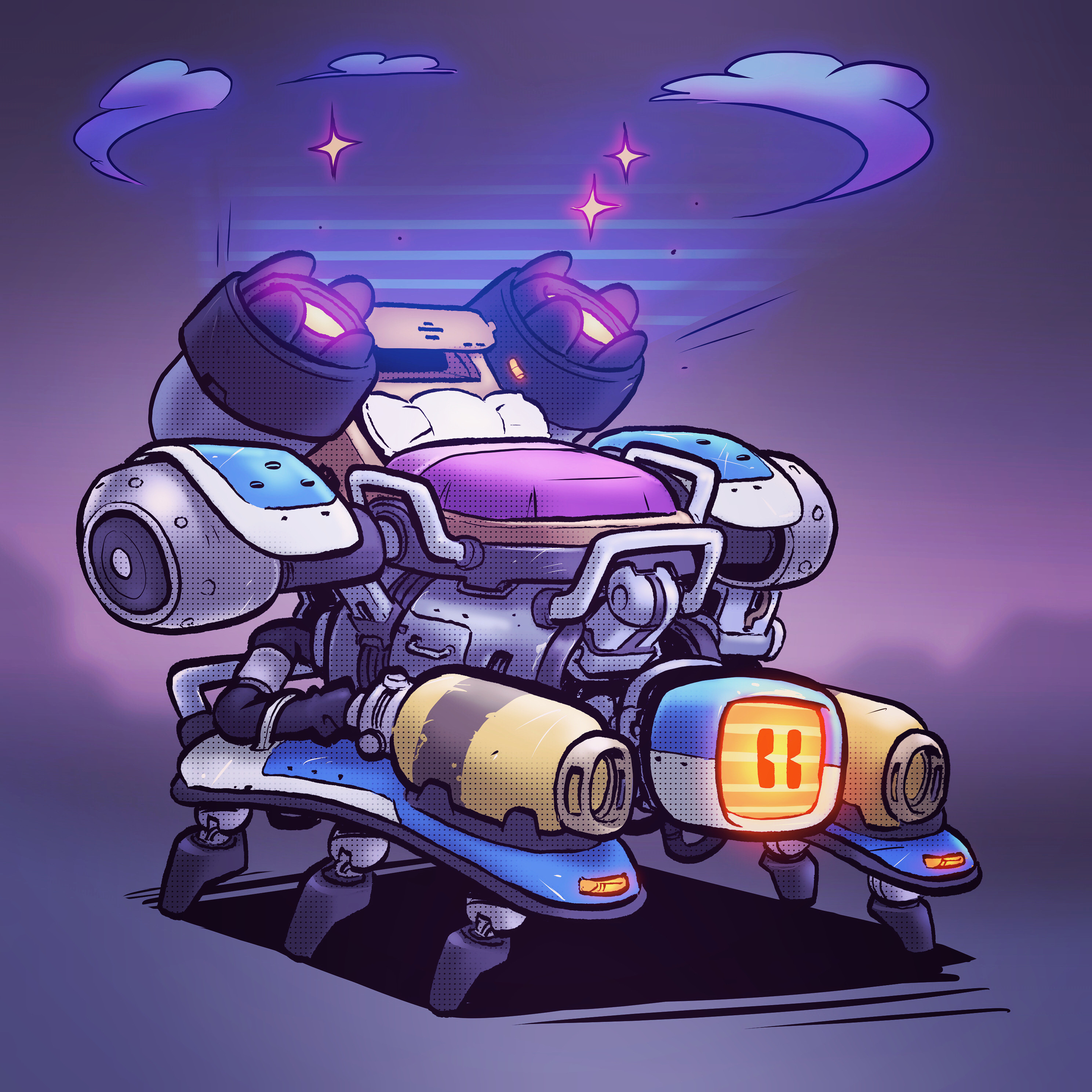 Knife Wielding Crabs by Felix Riaño : ImaginaryMechs