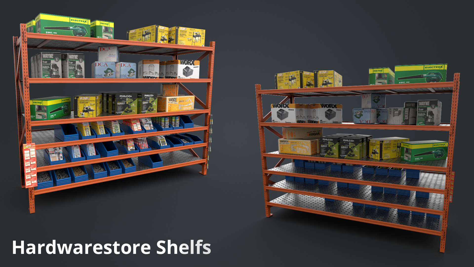 ArtStation - Monolith - Hardwarestore Shelf - 2019