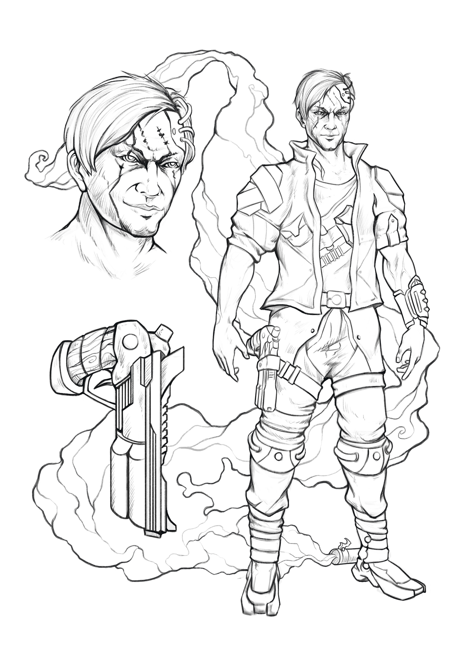 gone in 60 seconds coloring pages