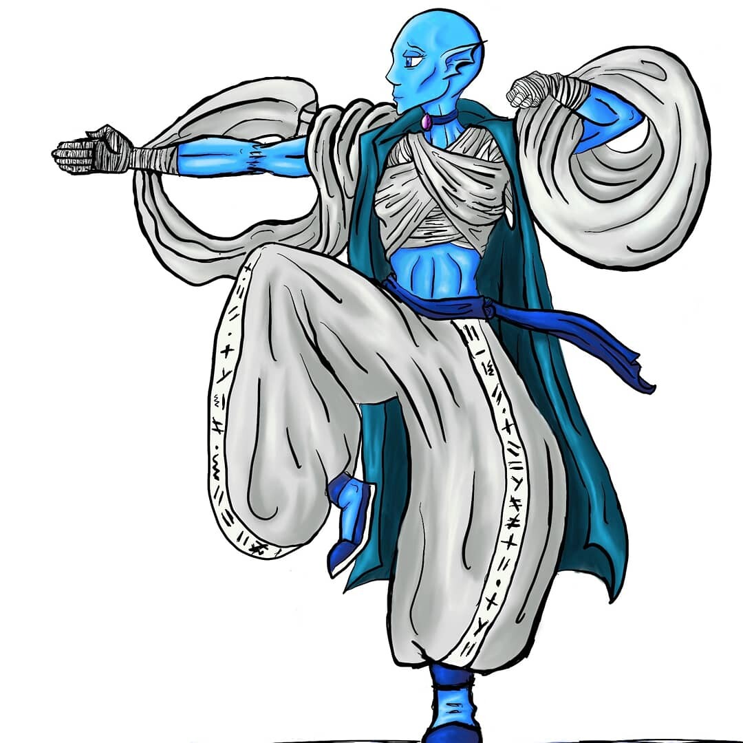 ArtStation - D & D Monk