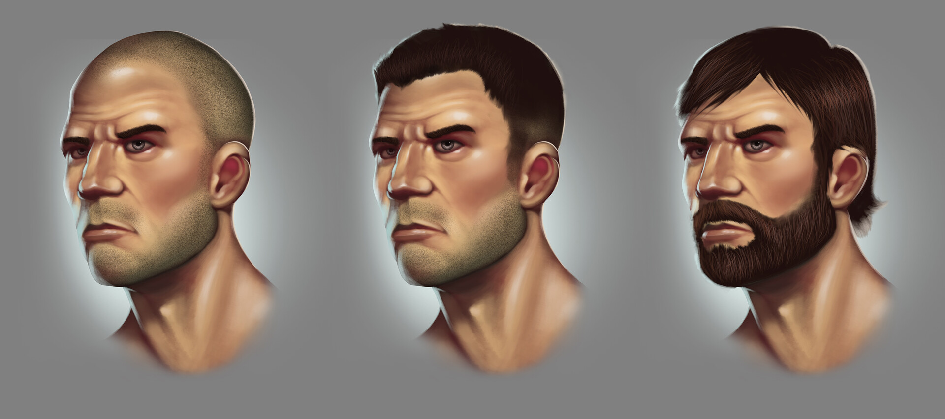 ArtStation - Male Face Painting