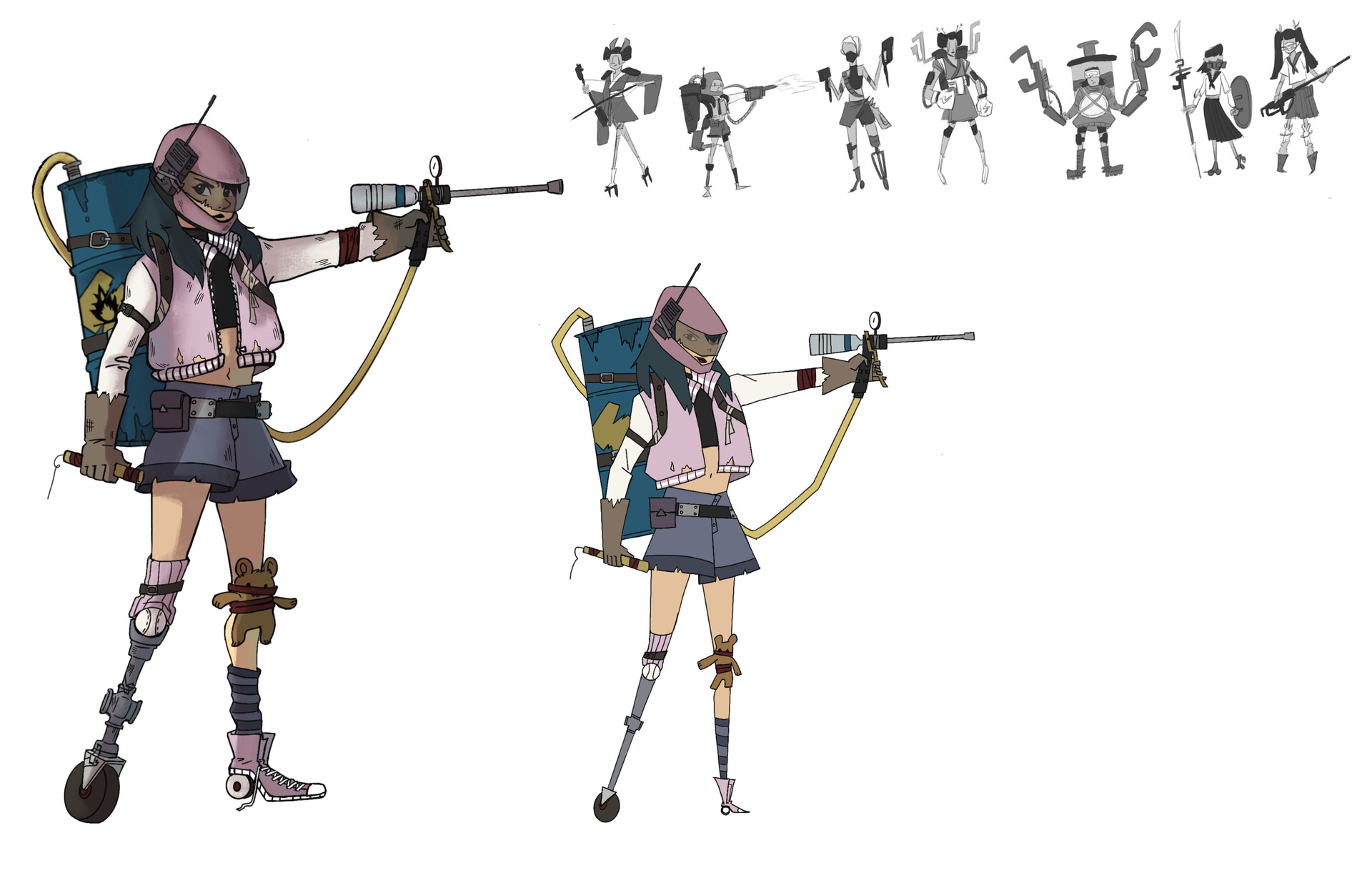 ArtStation - Post Apocalyptic girl