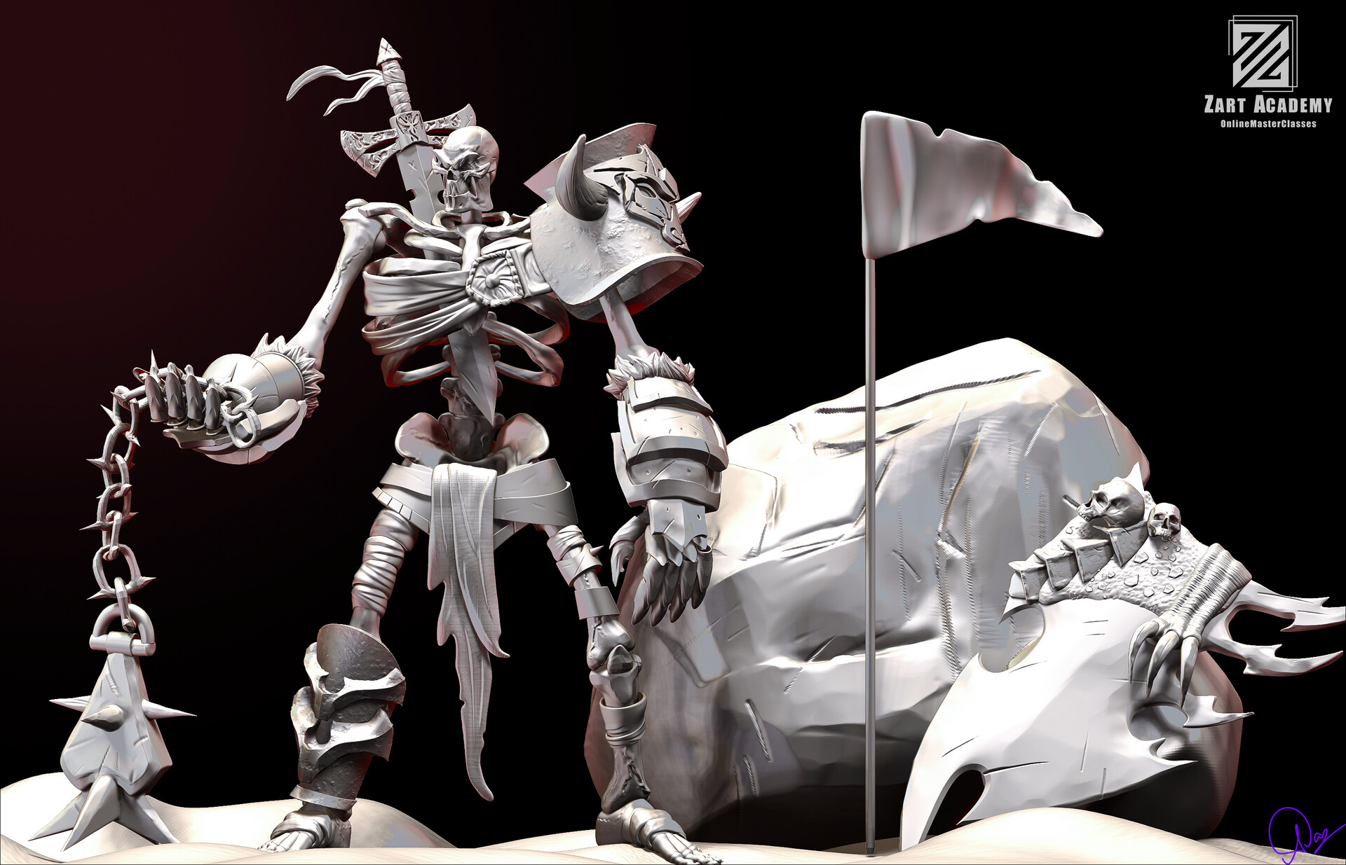 ArtStation - Bone Knight