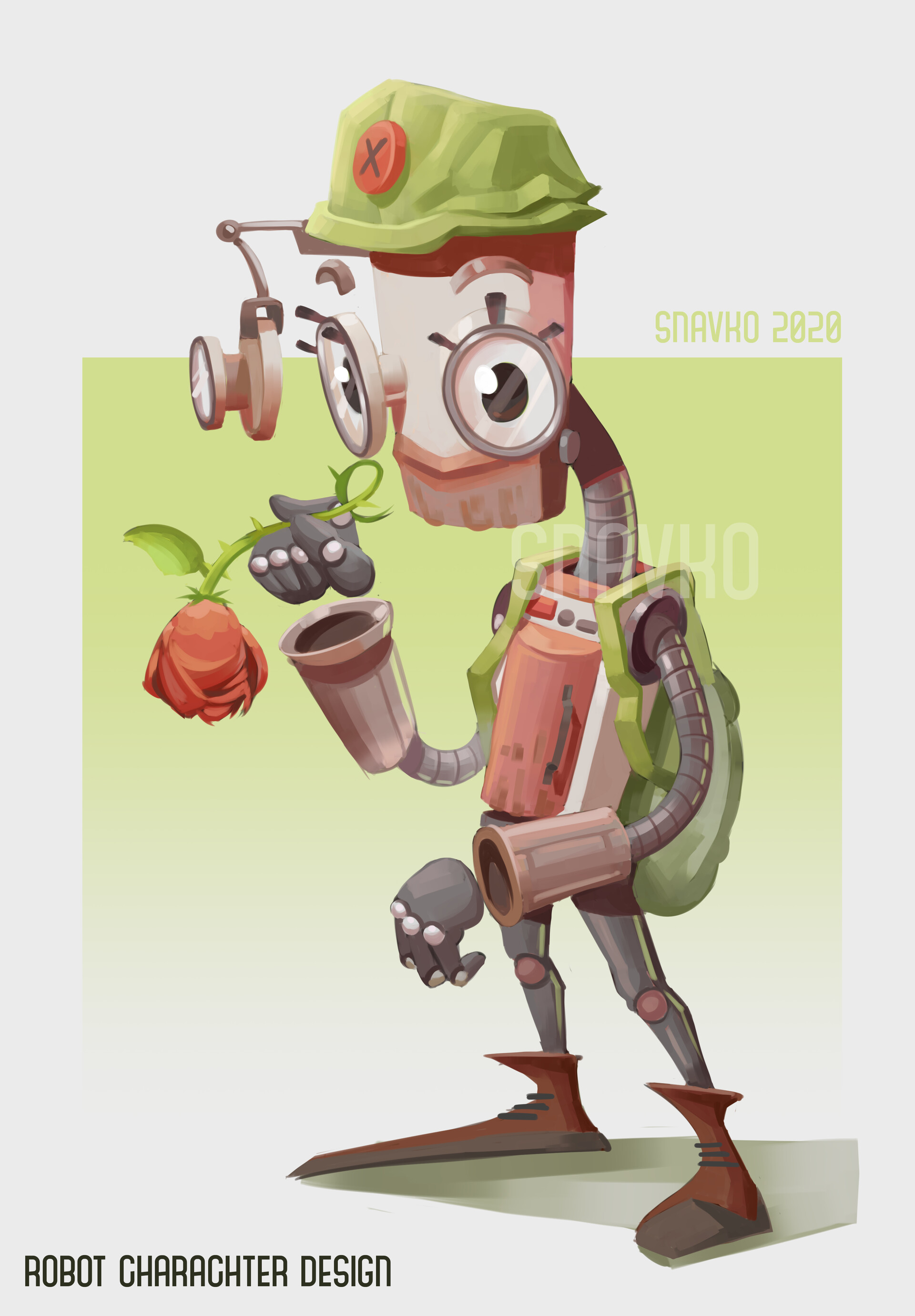 ArtStation - Robot-explorer charachter concept