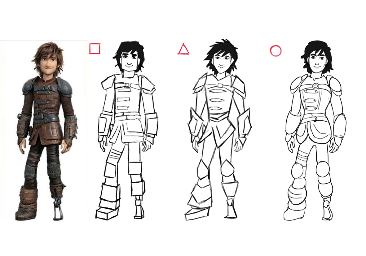 how to draw dragon characters