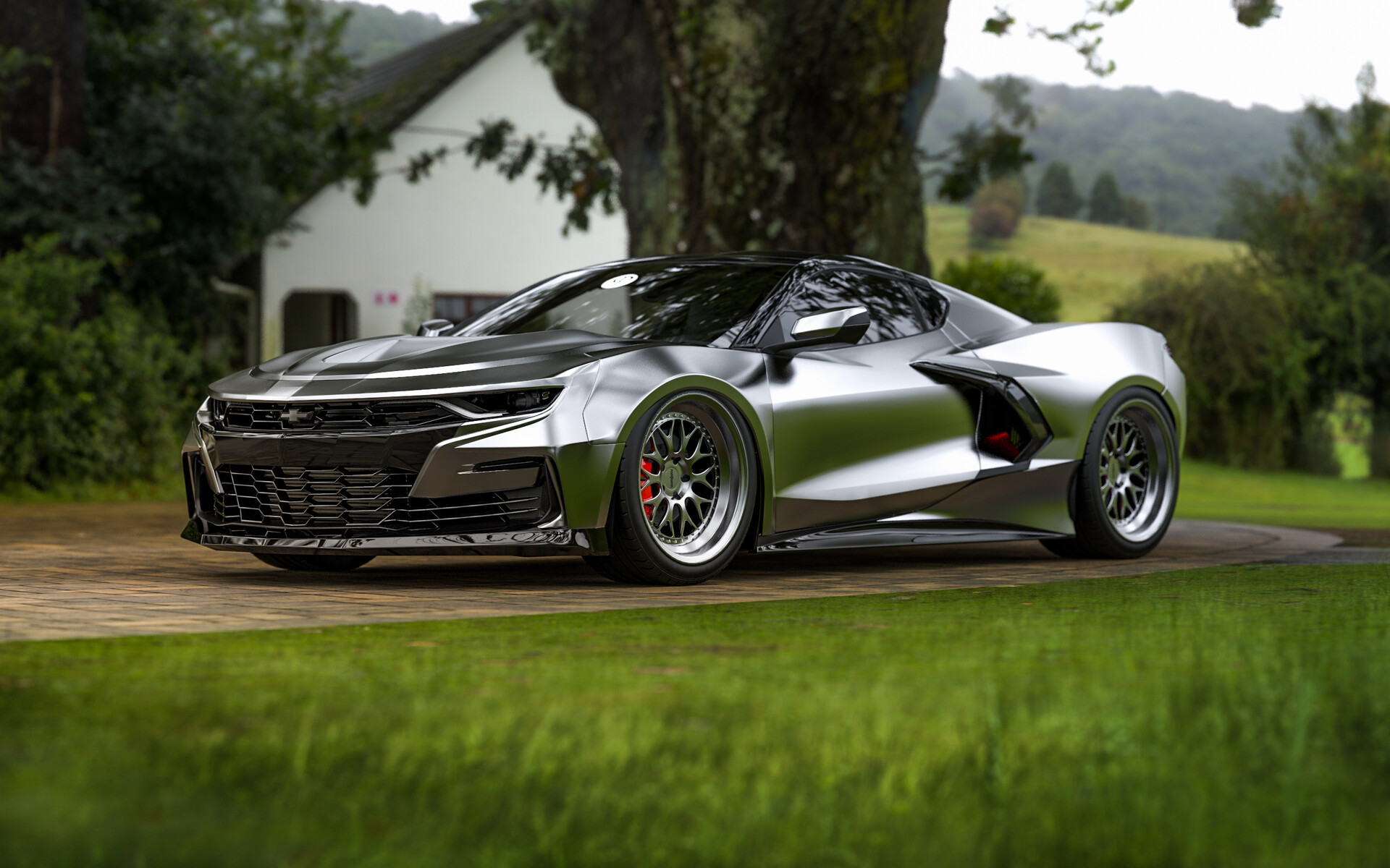 ArtStation - Camaro Mid Engine