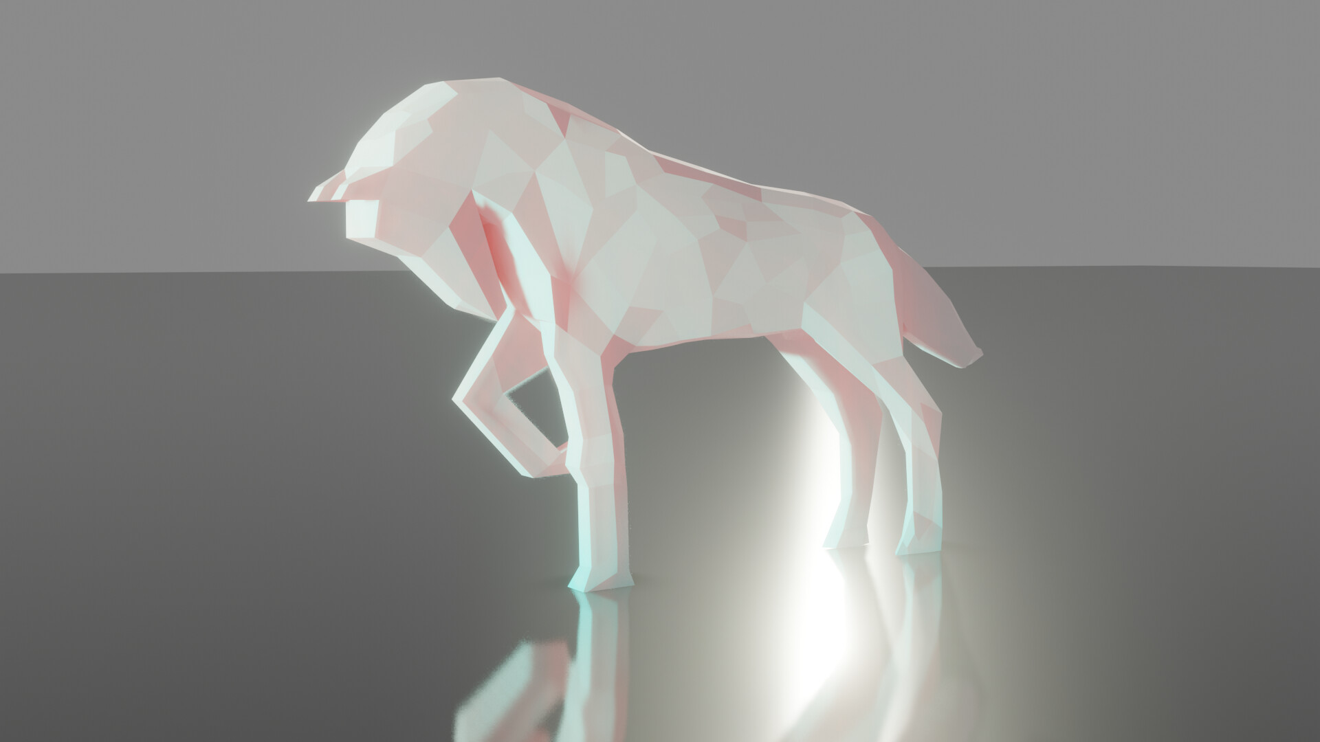 Sergio Salvador - Horse Low Poly Art