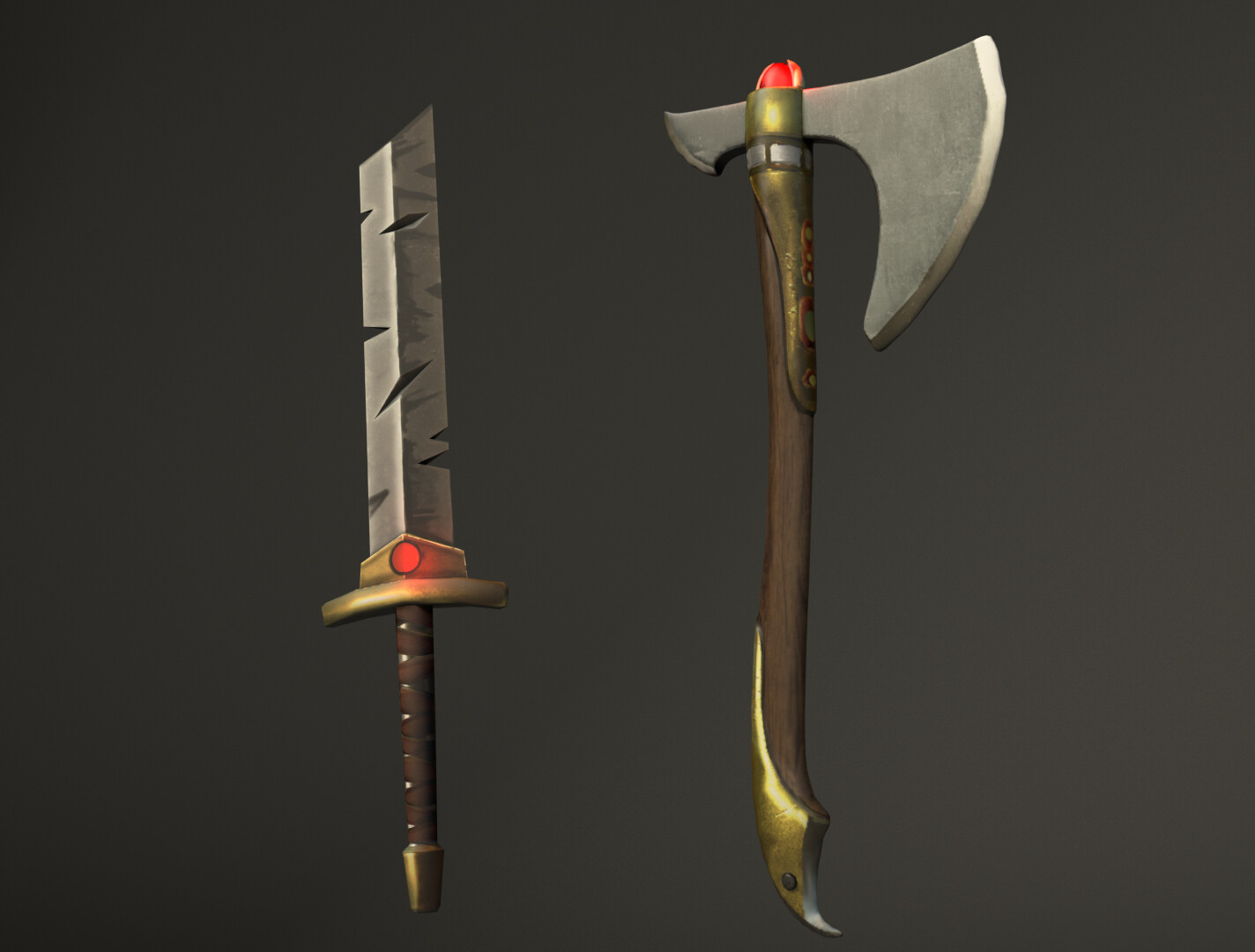 ArtStation - Axe Sword