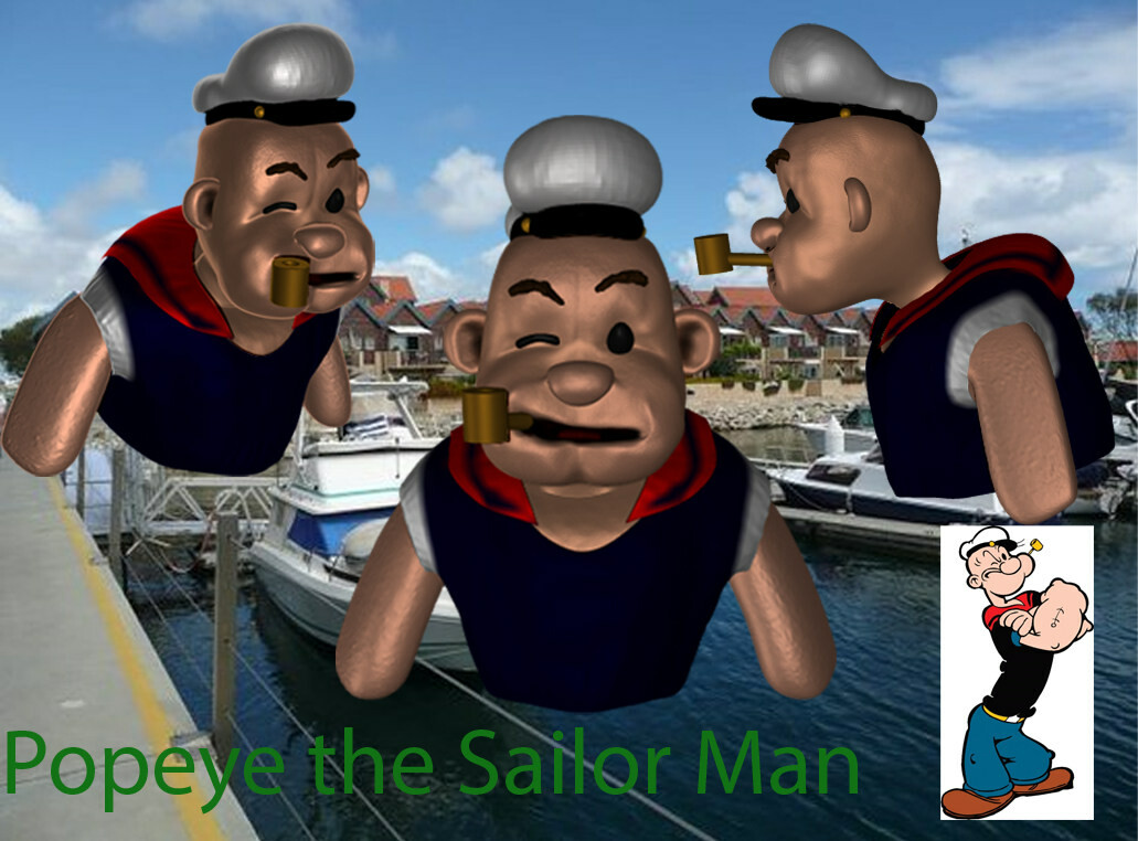 ArtStation - Popeye the Sailor Man
