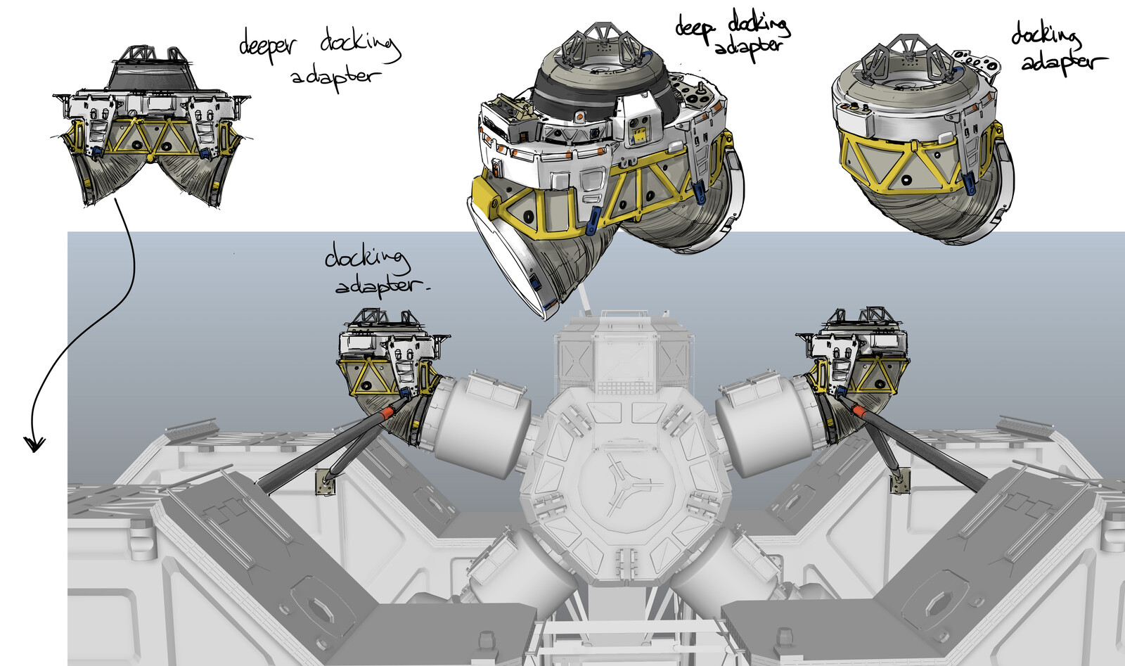 Utopie Selective - WANDERING EARTH - Space Station redesign