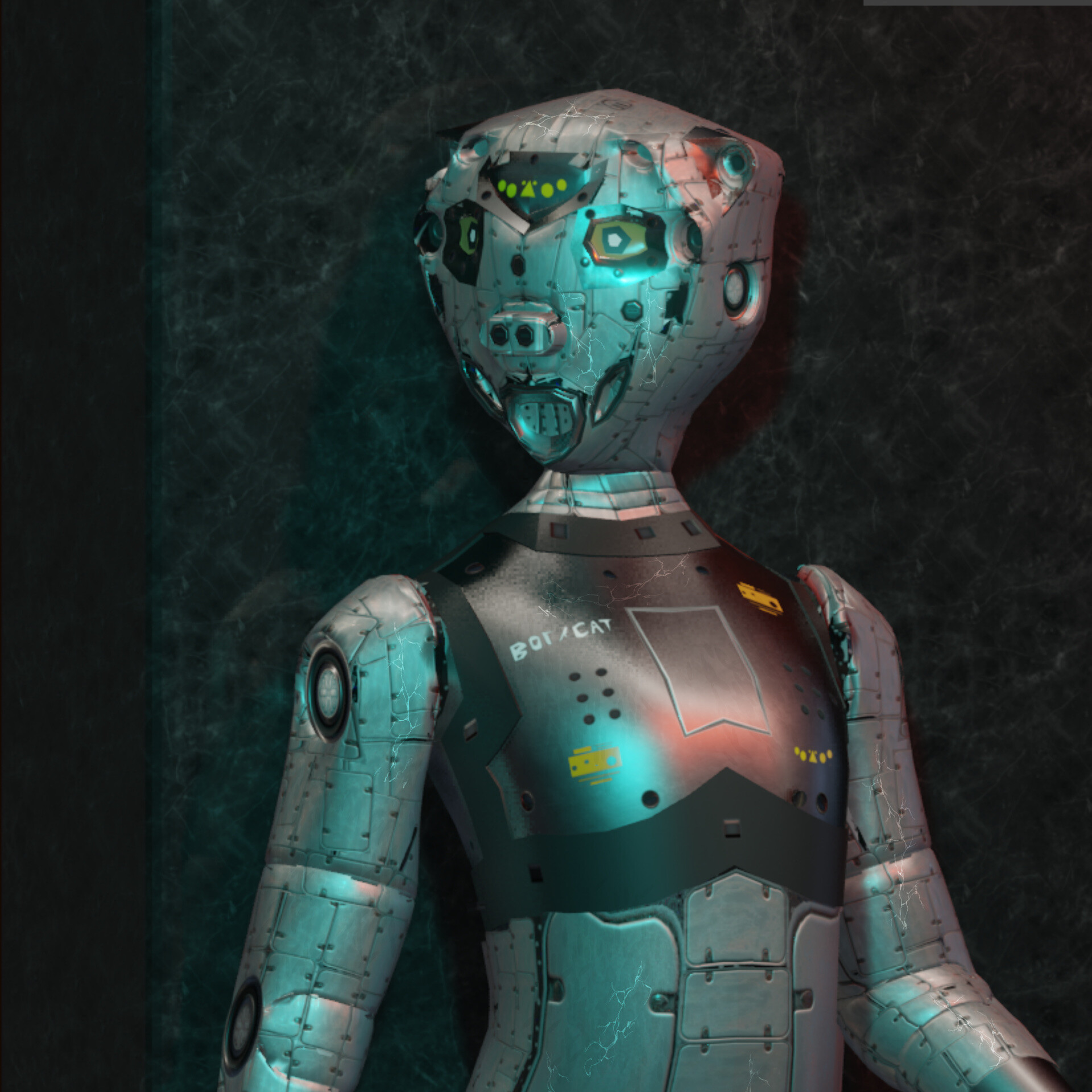 ArtStation - “The cat bot”