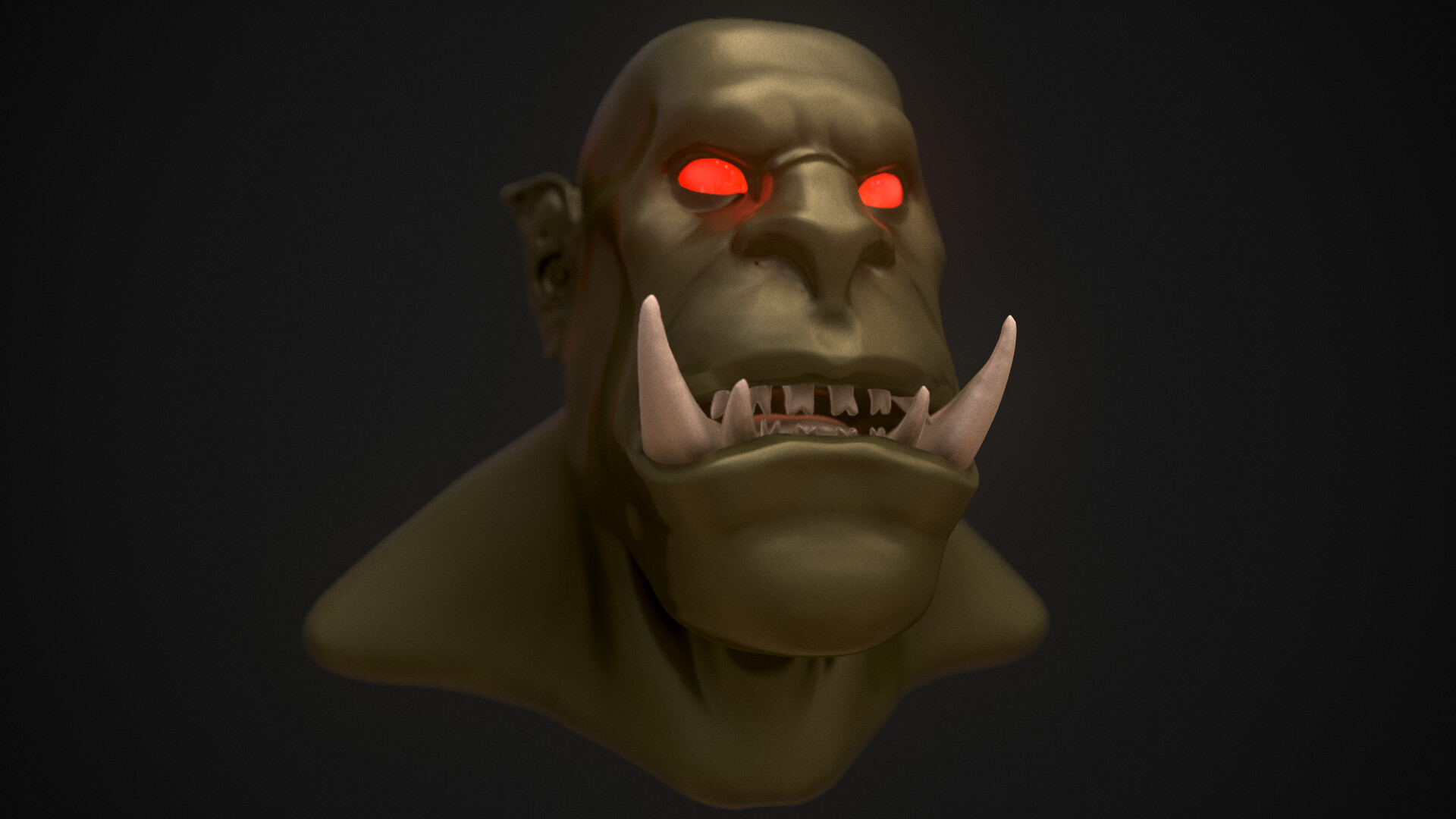 ArtStation - Orcish Head
