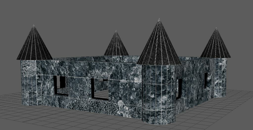 ArtStation - Low Poly Castle