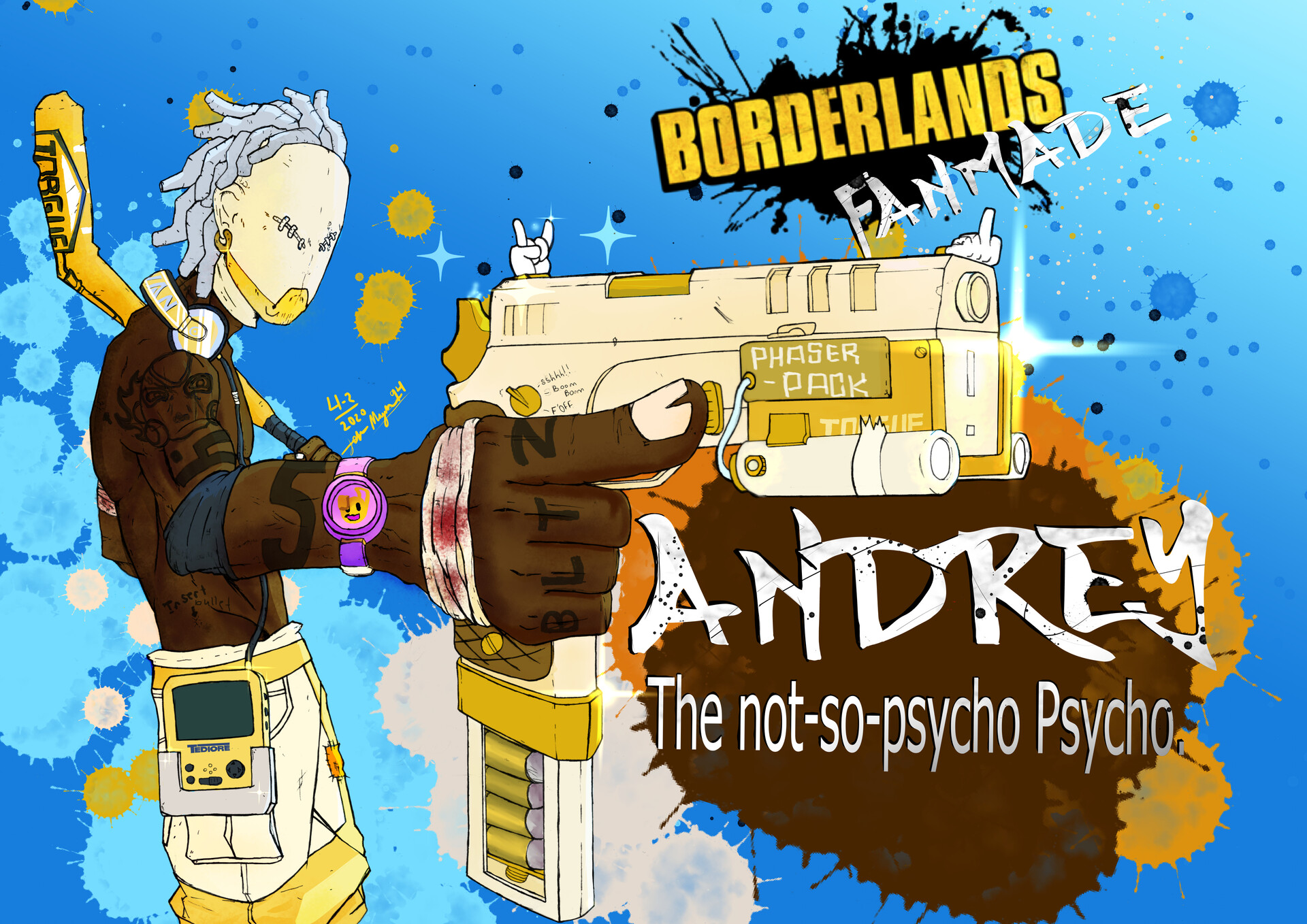 Borderlands 2 Wallpaper Psycho