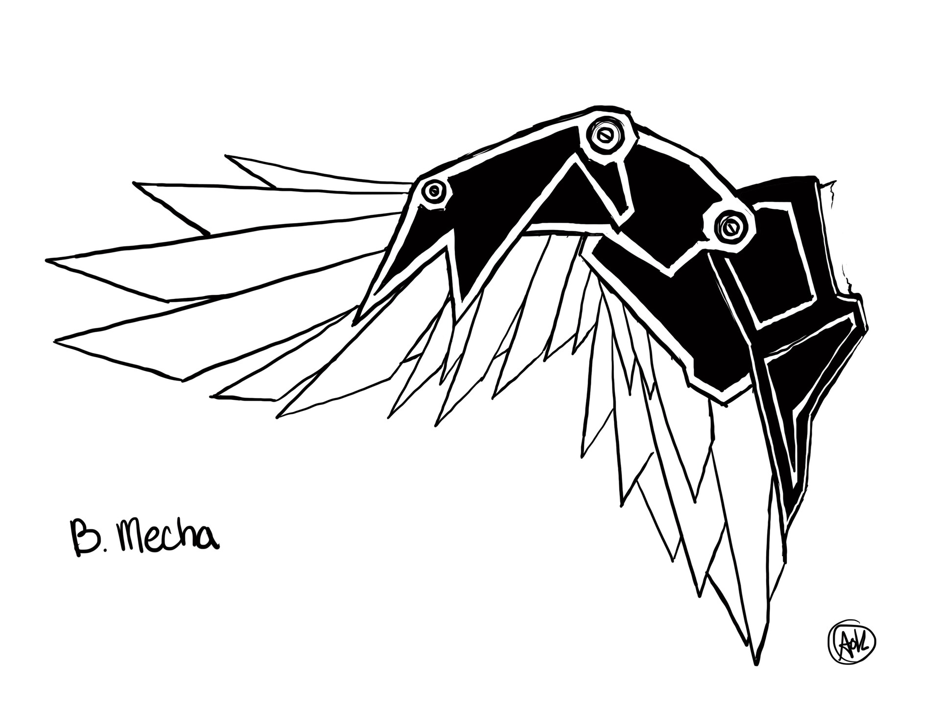 ArtStation - Wing Tattoo Designs