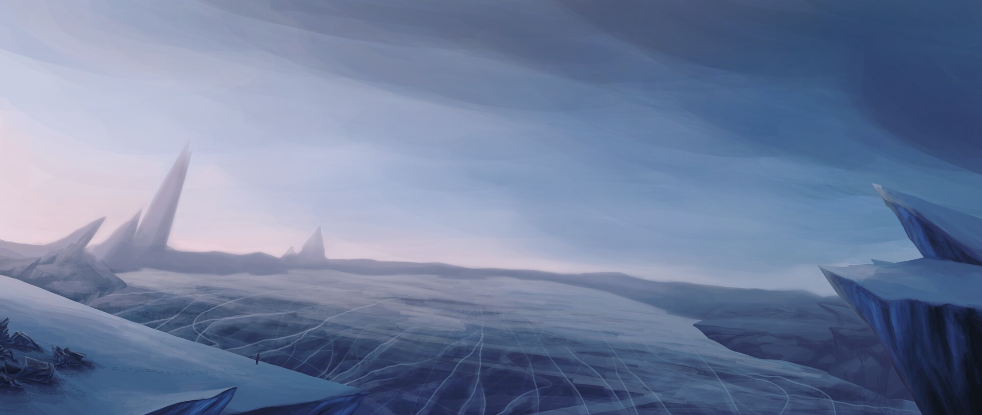 ArtStation - Icy desert