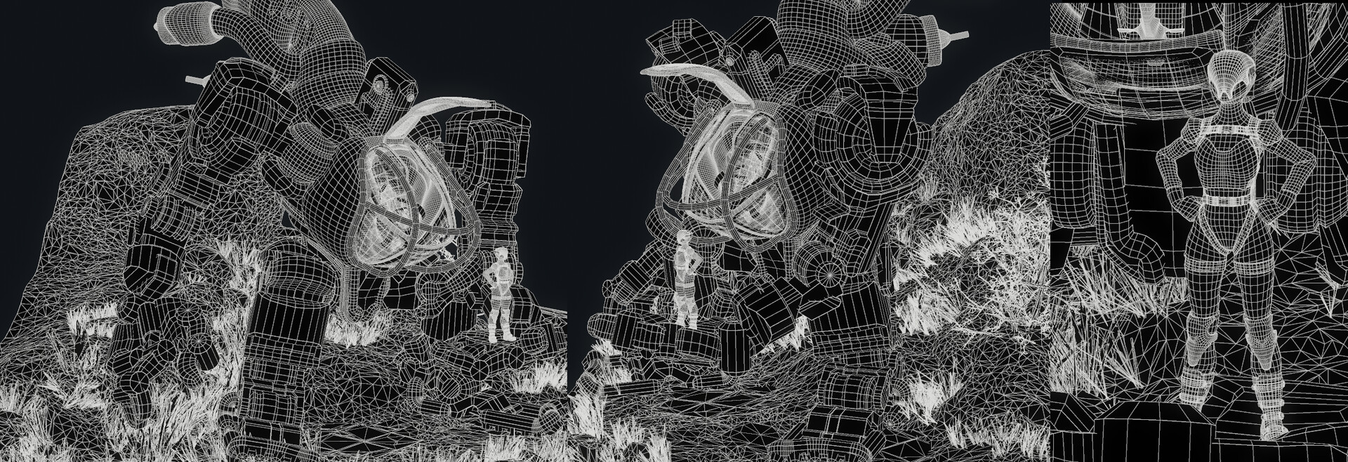 Sergej Lyubashin - Pilot girl with her bipedal mech suit