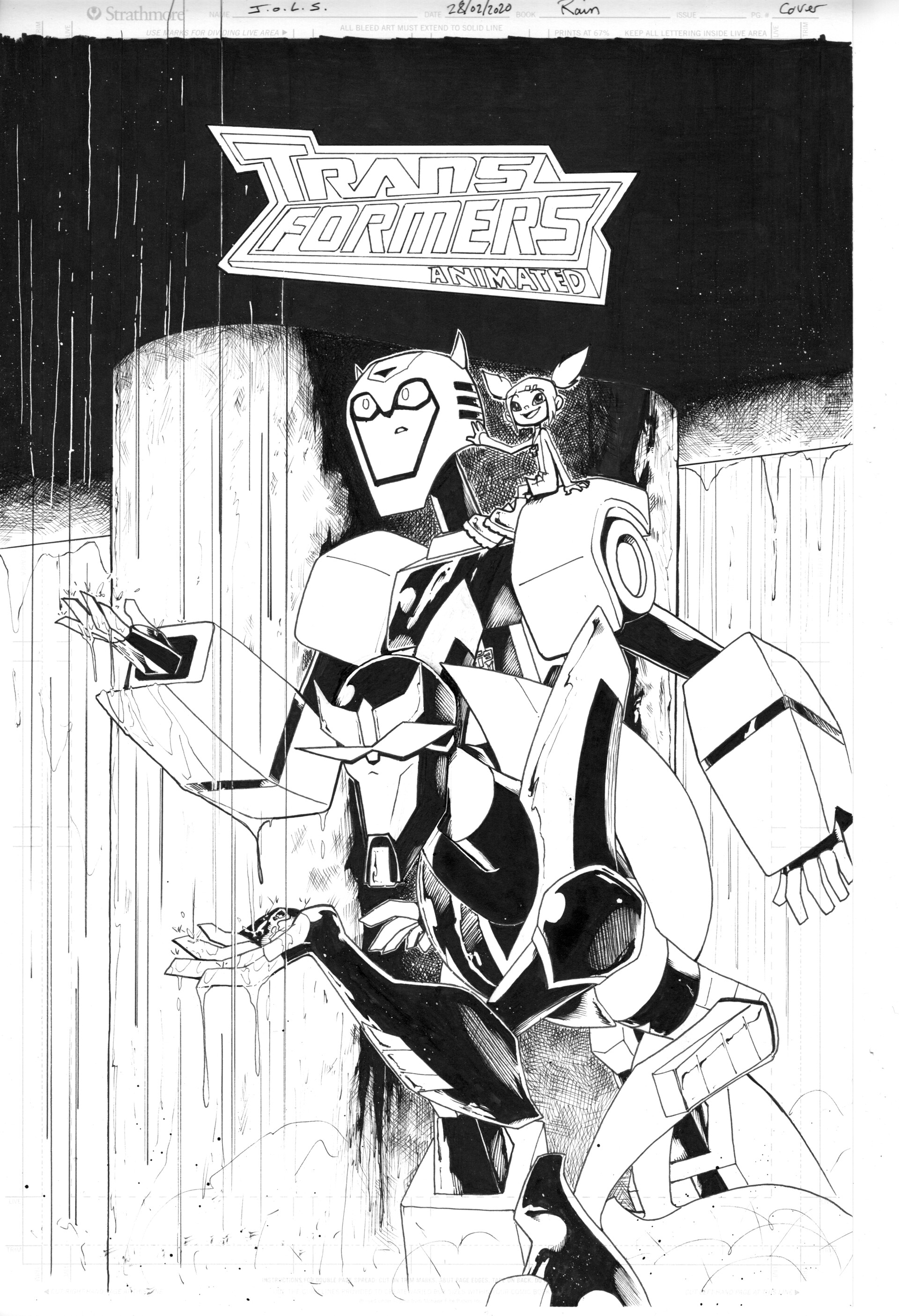 ArtStation - TFA Rain Comic Cover