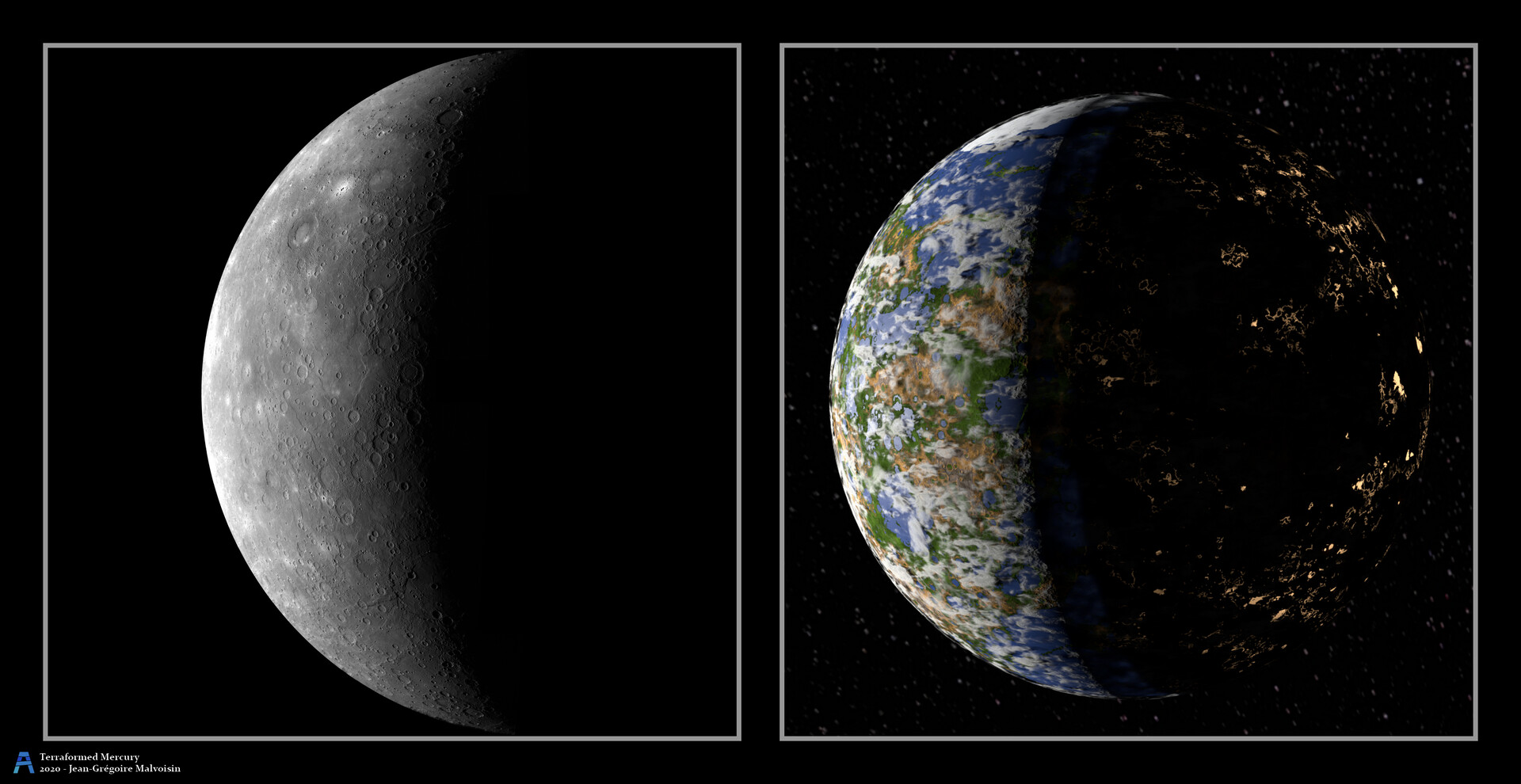 Jean-Grégoire Malvoisin - Terraformed Mercury