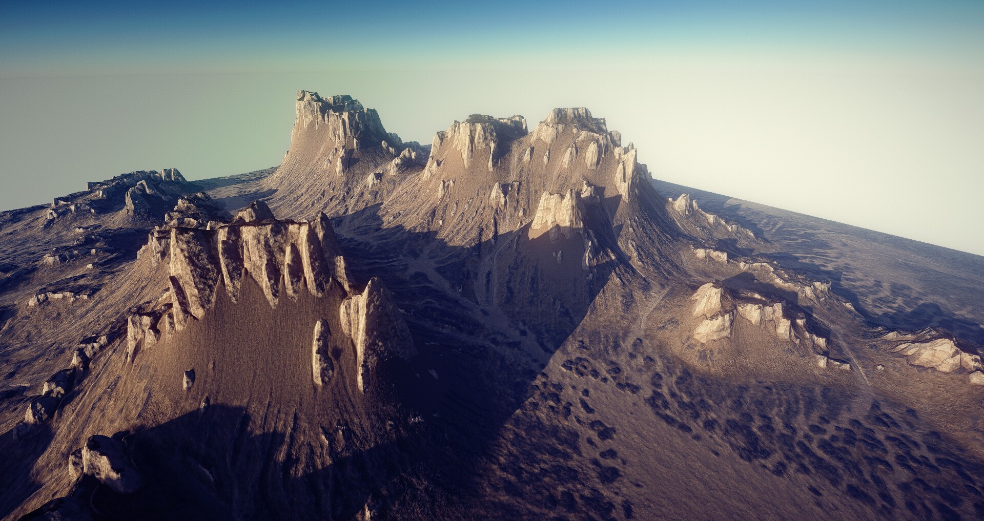 ArtStation - Spikes and Talus experiment