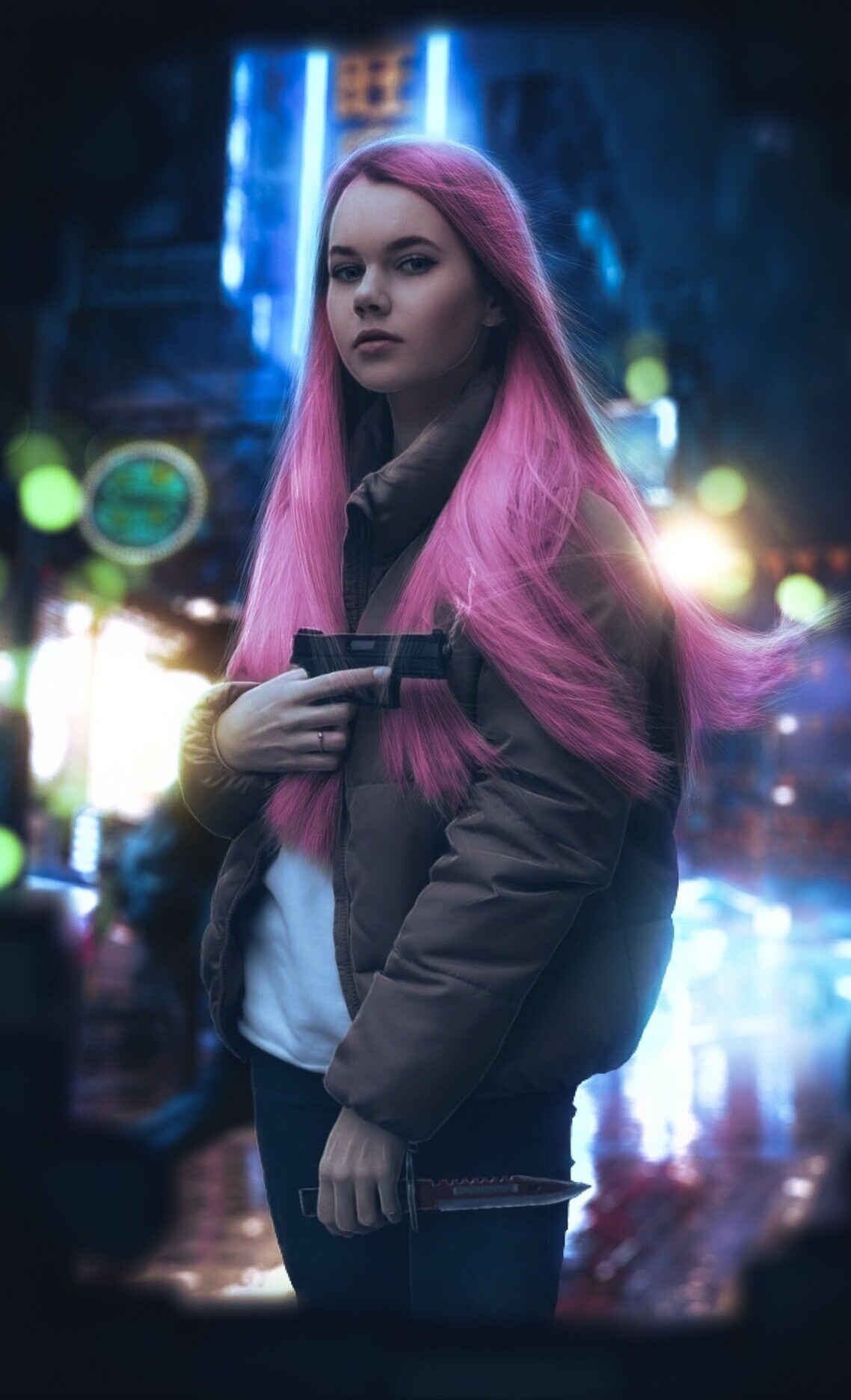 ArtStation - Neon Girl
