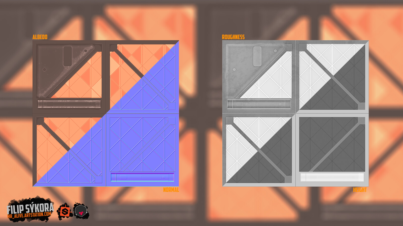 Filip Sýkora - Valorant fan art texture