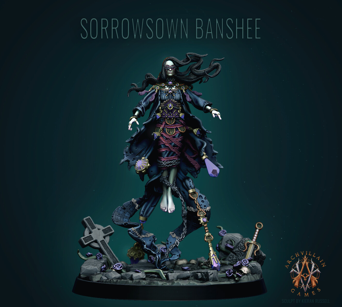 ArtStation - Sorrowsown Banshee - Archvillain Games