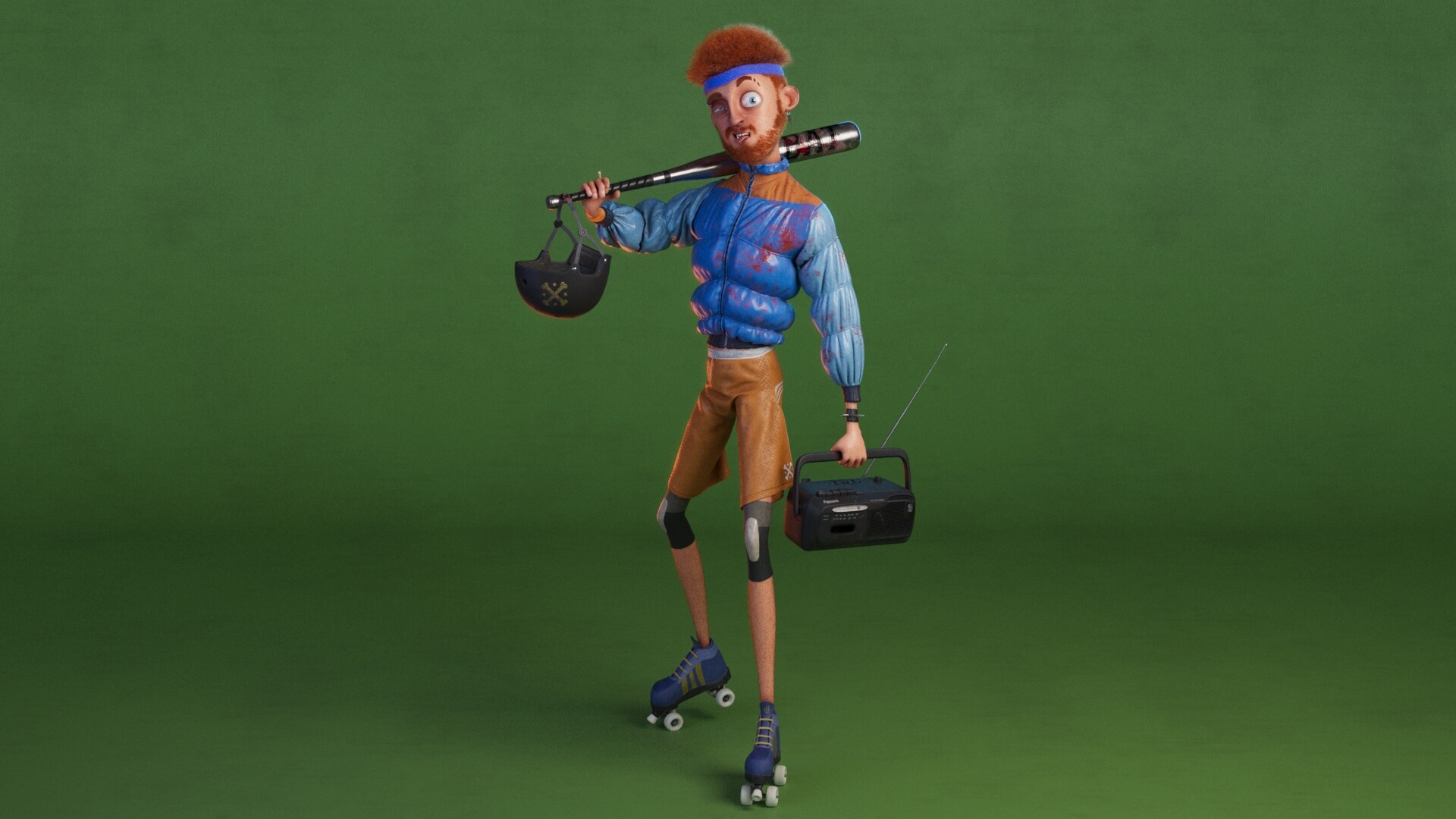 Vincent Lenne - Personal work - Rollerman (Mars 2020)