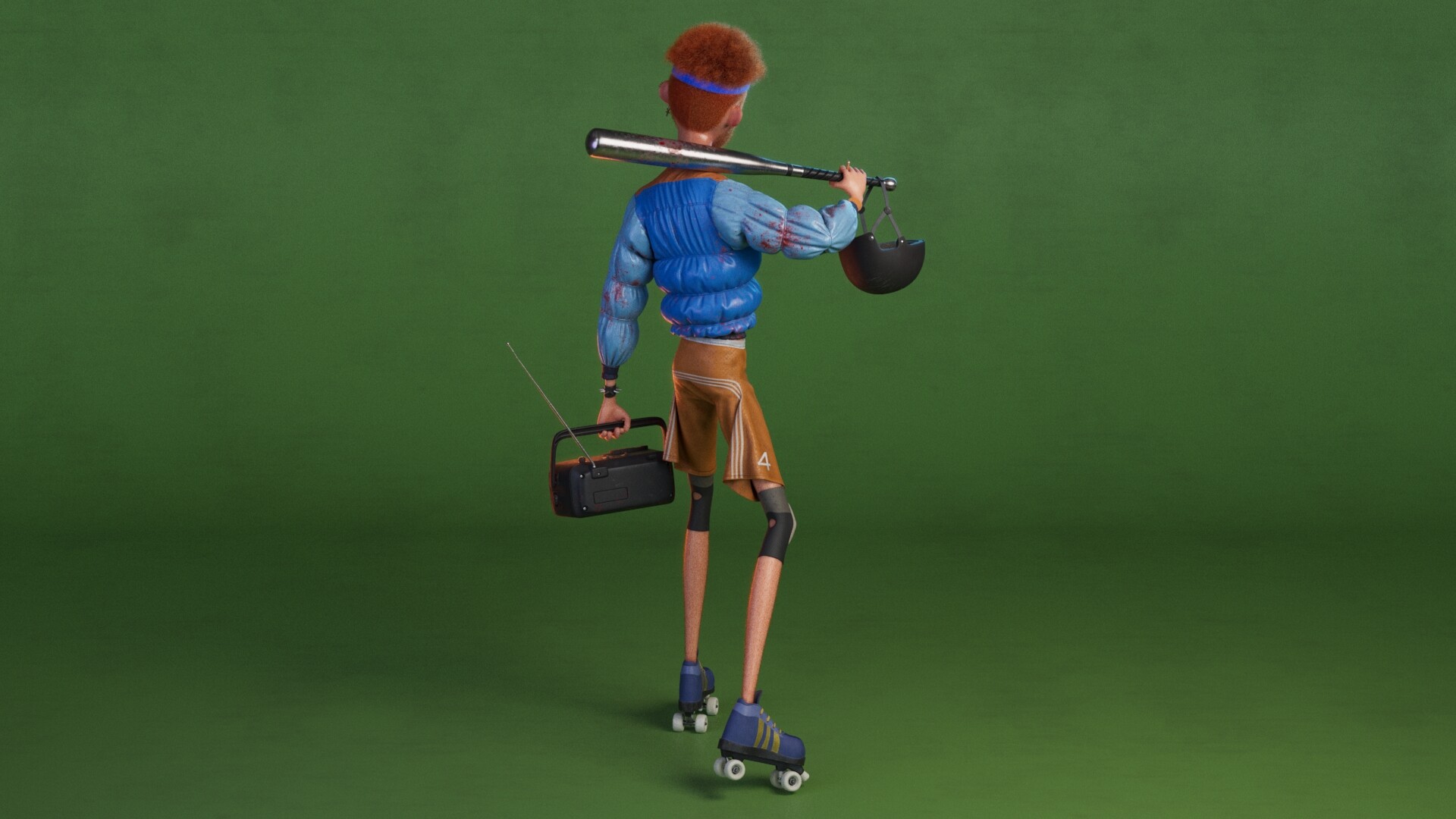 Vincent Lenne - Personal work - Rollerman (Mars 2020)