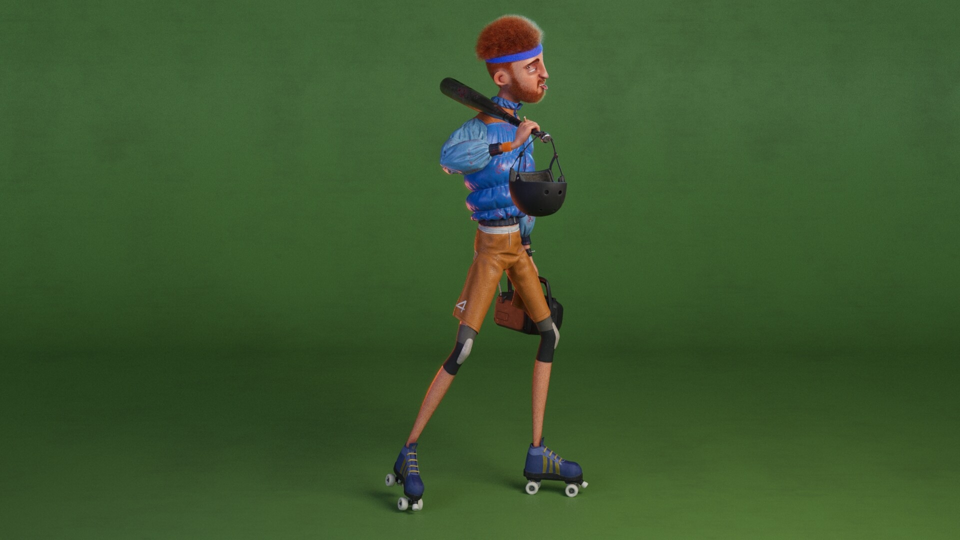 Vincent Lenne - Personal work - Rollerman (Mars 2020)