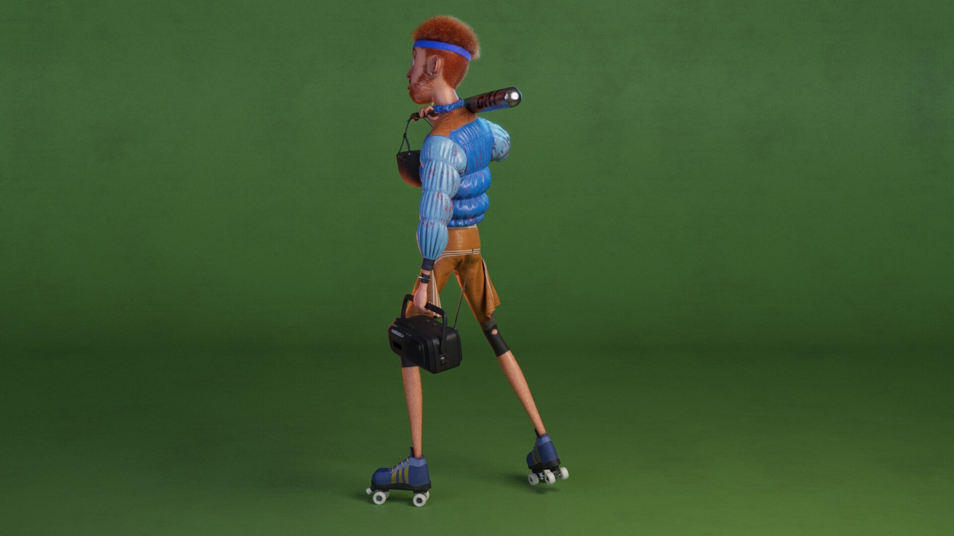 Vincent Lenne - Personal work - Rollerman (Mars 2020)