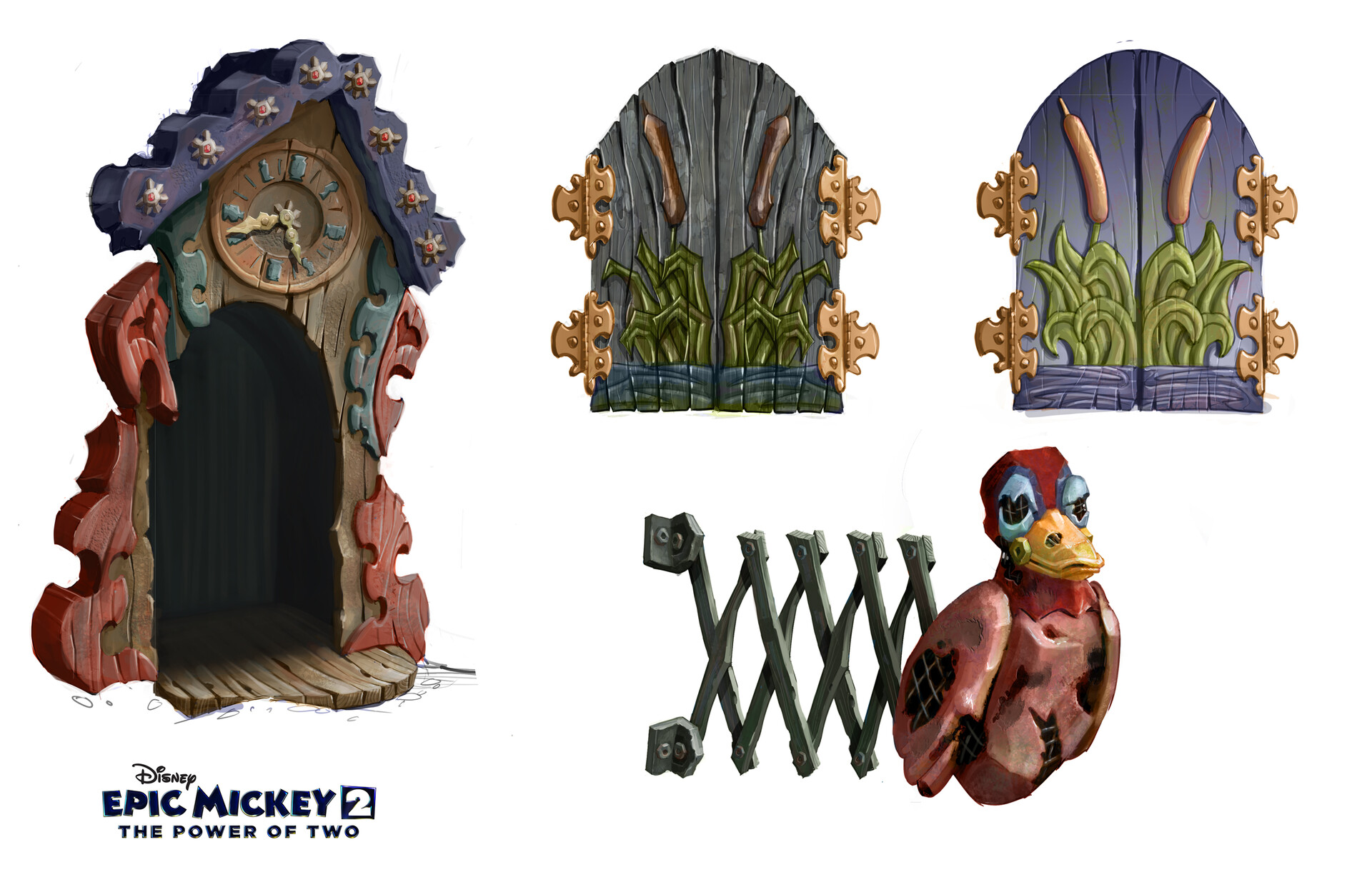 ArtStation - Epic Mickey 2 Cuckoo Clock